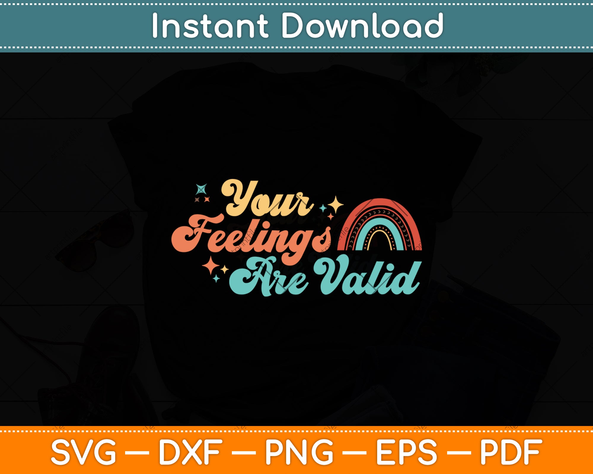 Your Feelings Are Valid Cute Mental Health Awareness Svg Cutting File ...