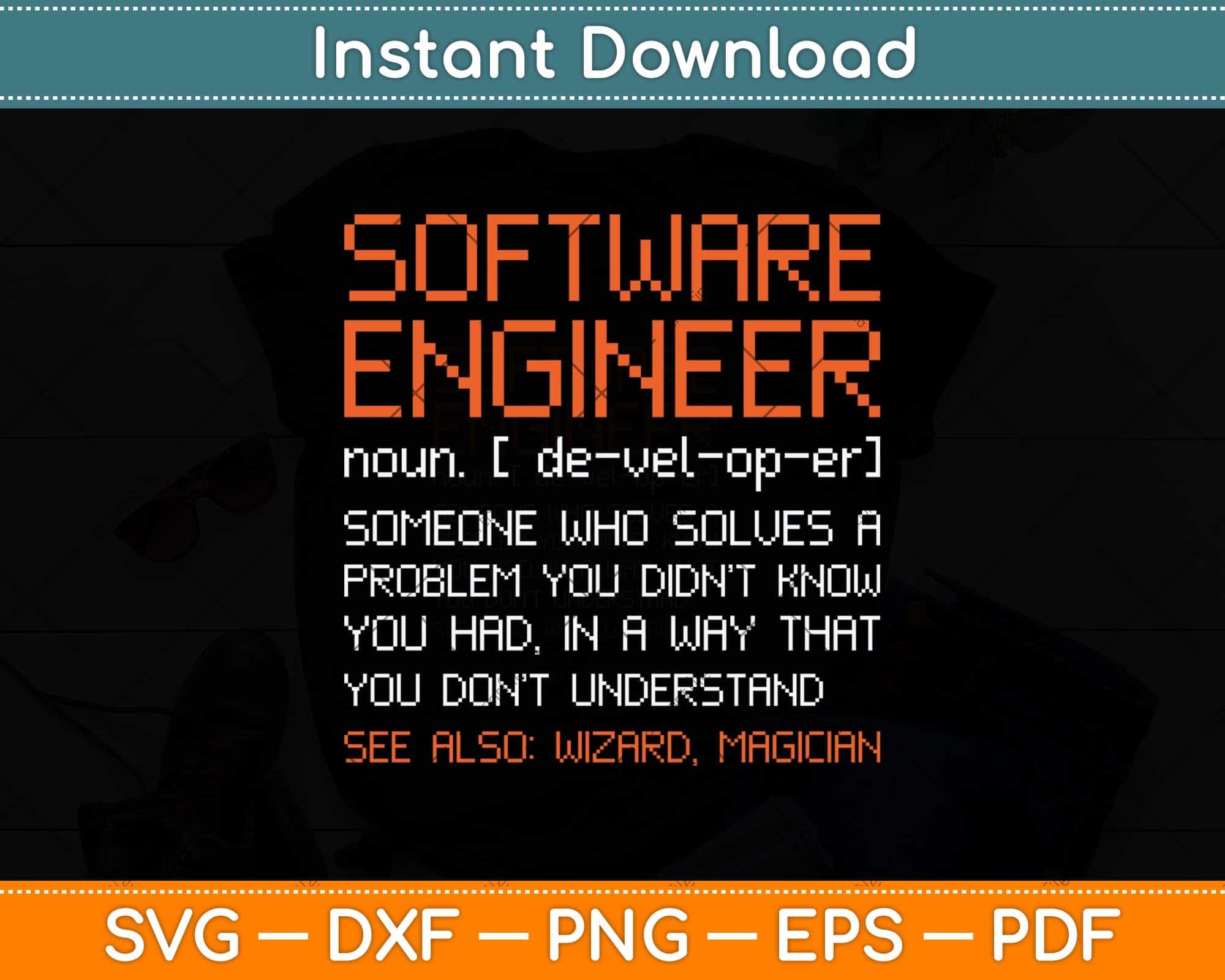 Software Engineer Developer Definition Programming Svg Cutting File ...