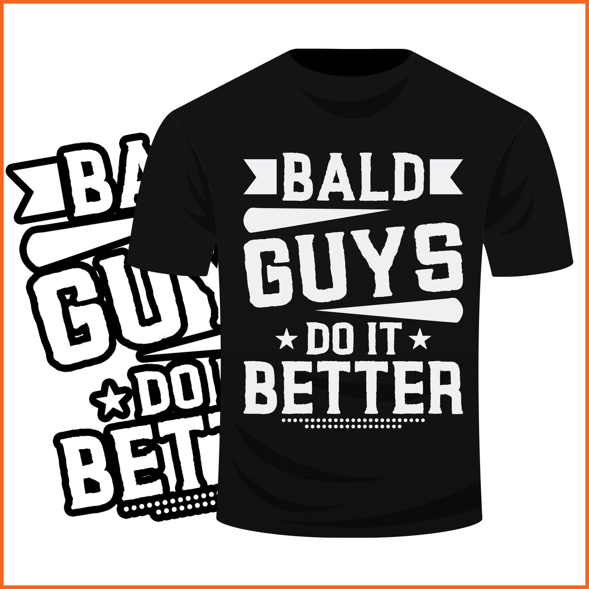 Bald Guy Svg – artprintfile