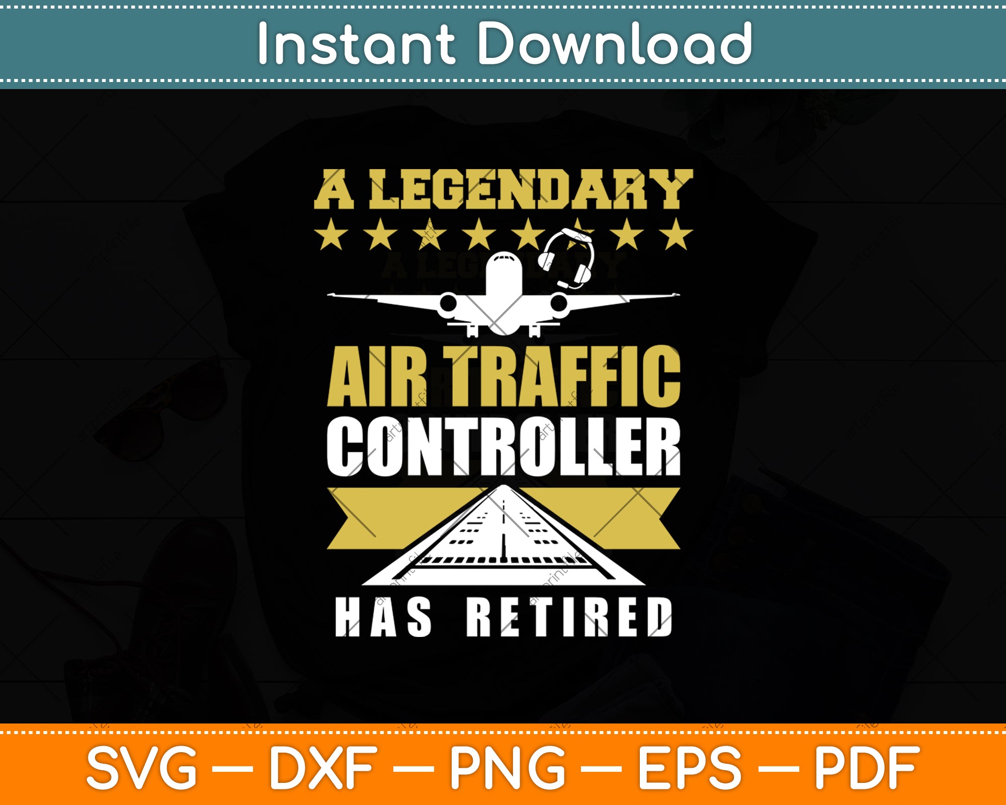 A Legendary Air Traffic Controller Has Retired Svg Digital Cut File ...