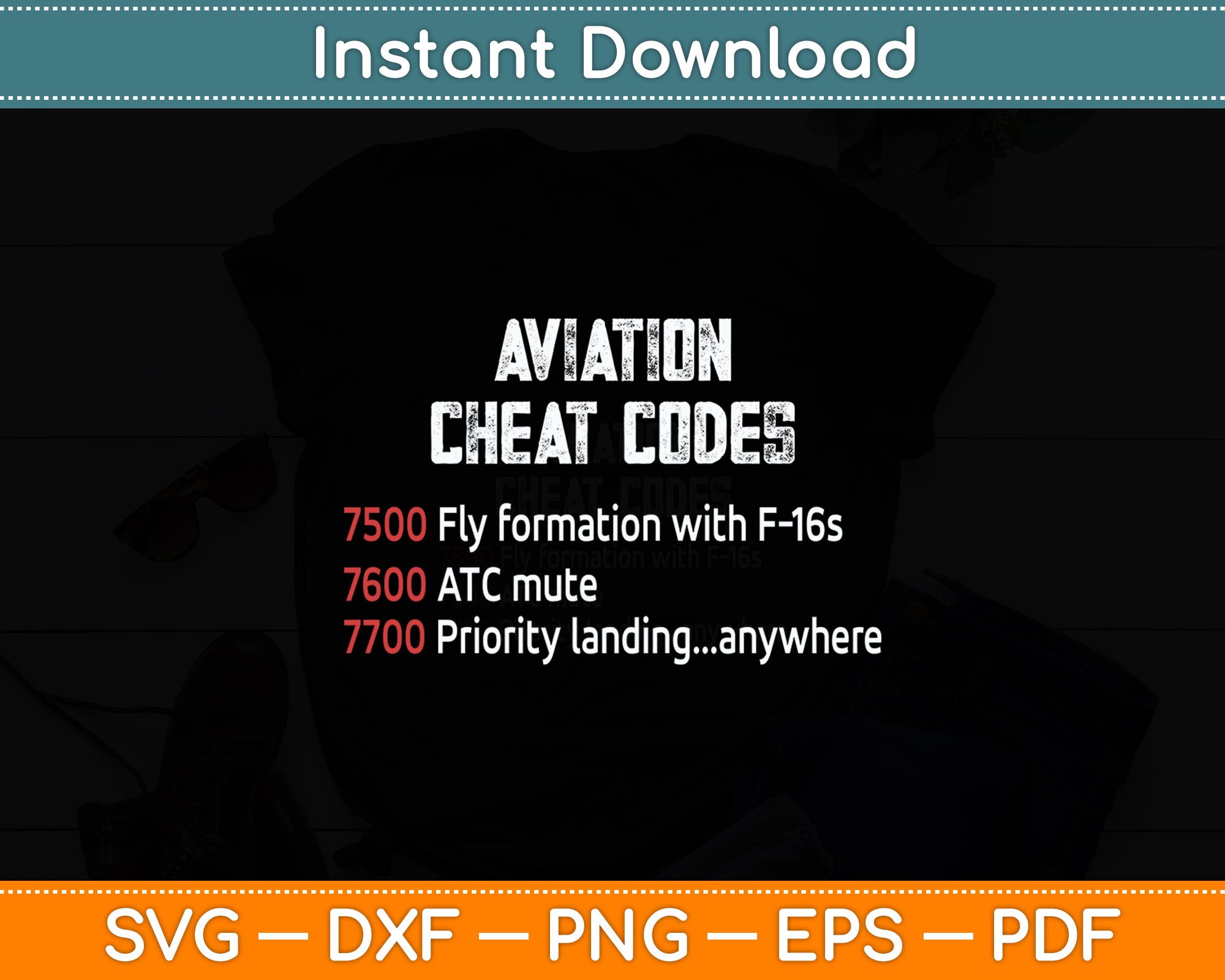 Aviation Cheat Codes Pilots And ATC Funny Svg Cutting File – artprintfile