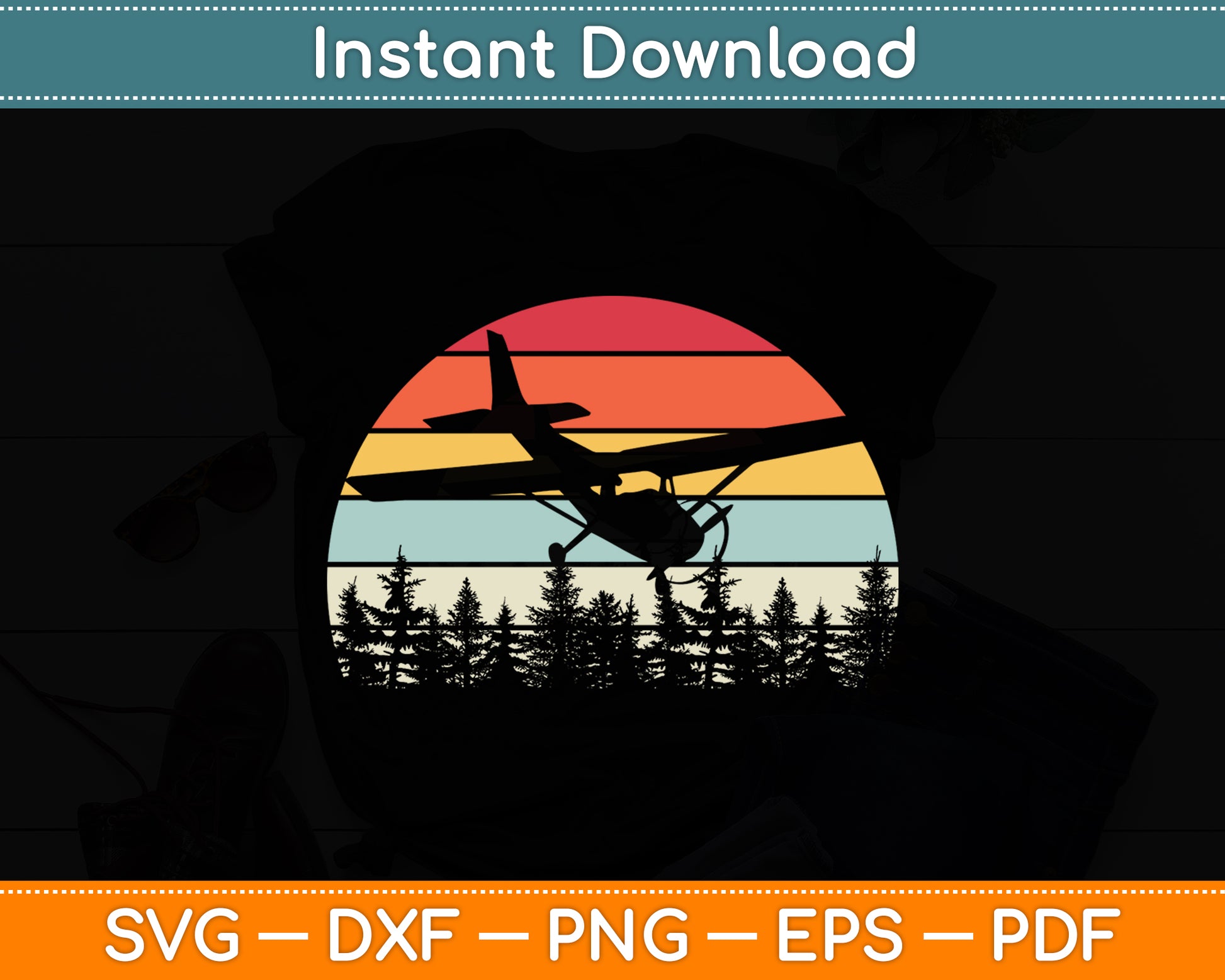 Vintage Biplane Aviator Pilot Svg Cutting File – artprintfile
