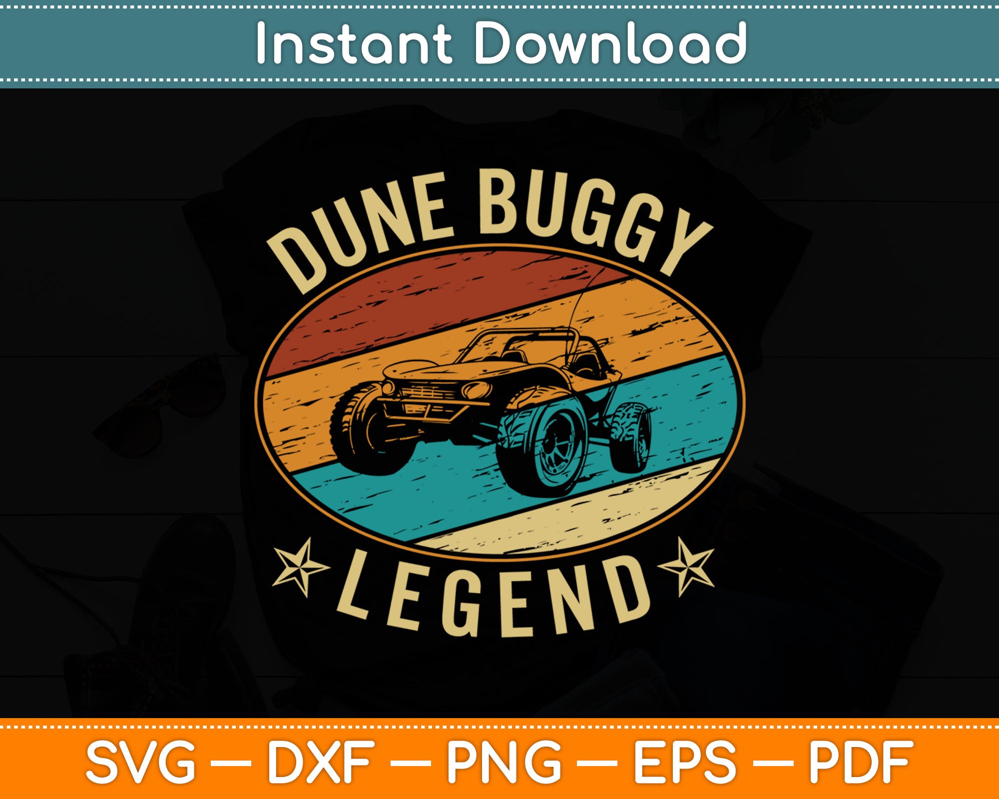 Beach Car Beach Buggy - Dune Buggy Legend Svg Digital Cutting File ...
