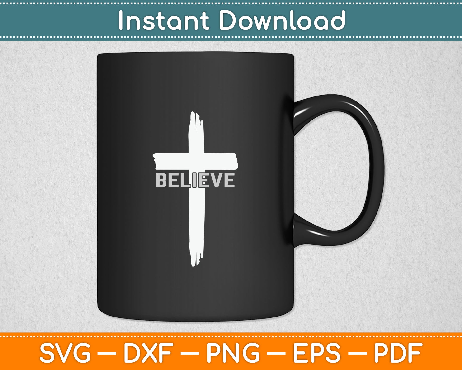 Believe Christian Cross Jesus Christ Christians Svg Digital Cut File ...