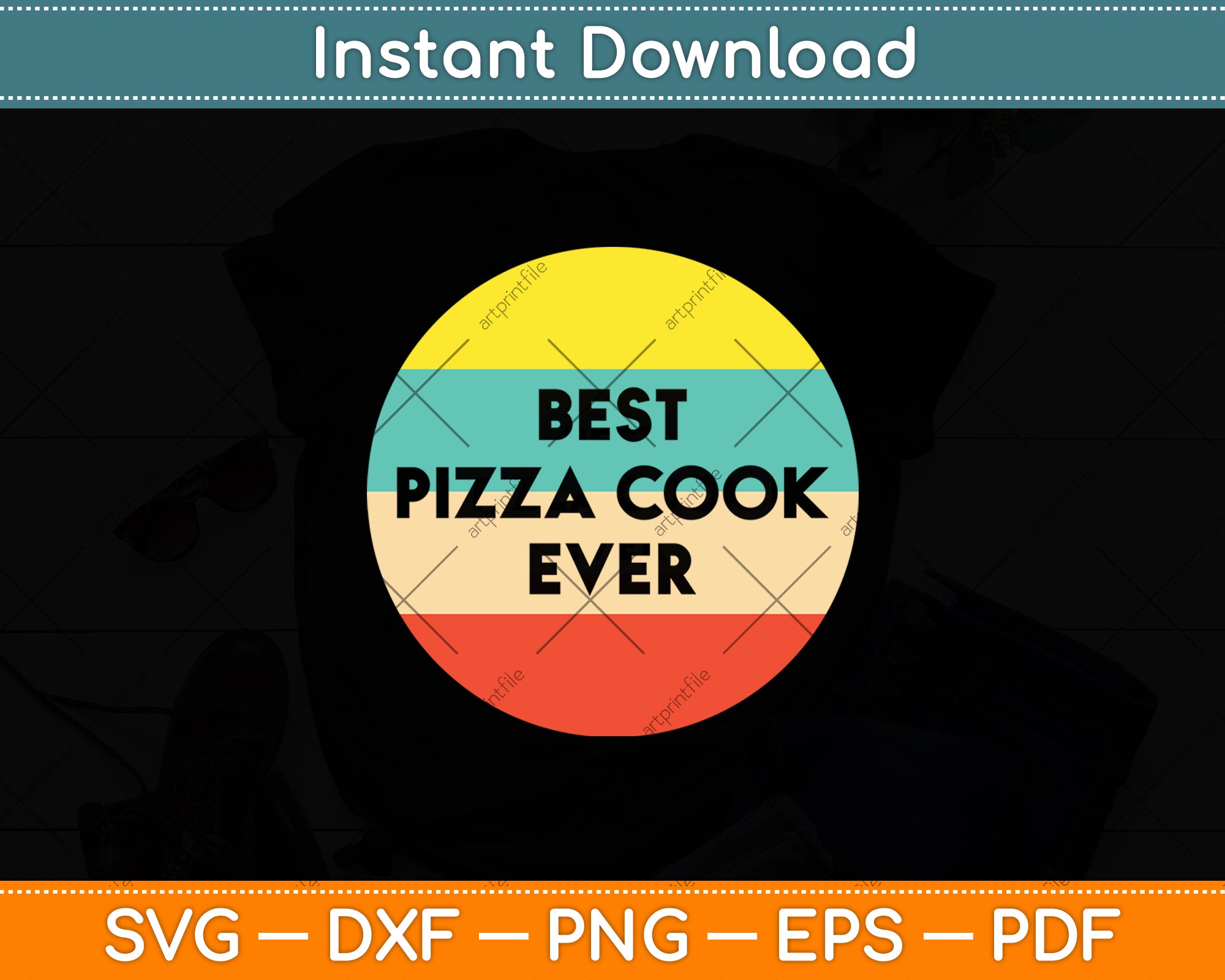 Best Pizza Cook Ever Svg Digital Cutting File – artprintfile