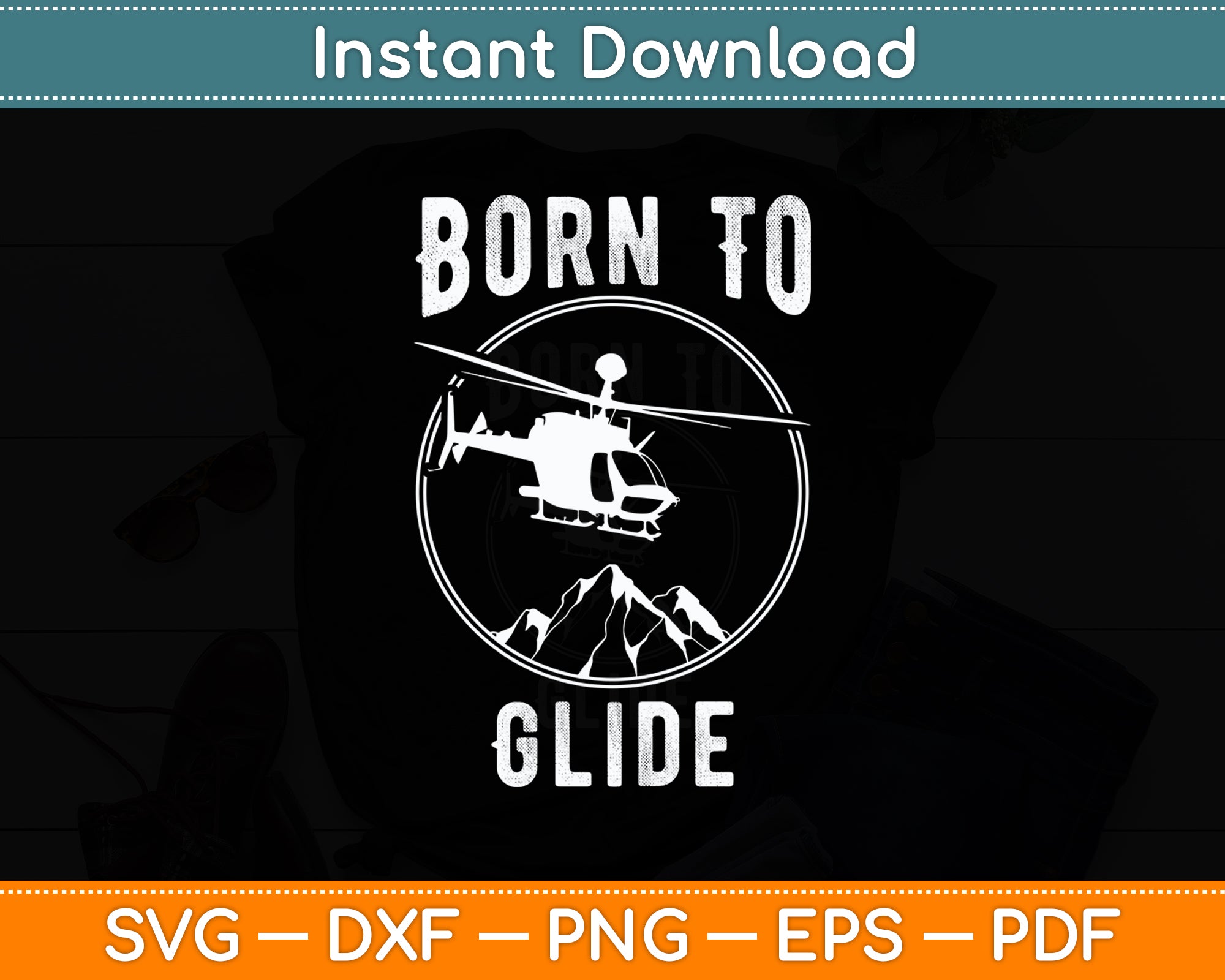 Born To Glide Plane Sailplane Aviation Soaring Svg Cutting File ...