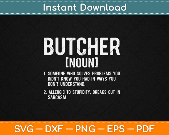 Butcher Svg – artprintfile