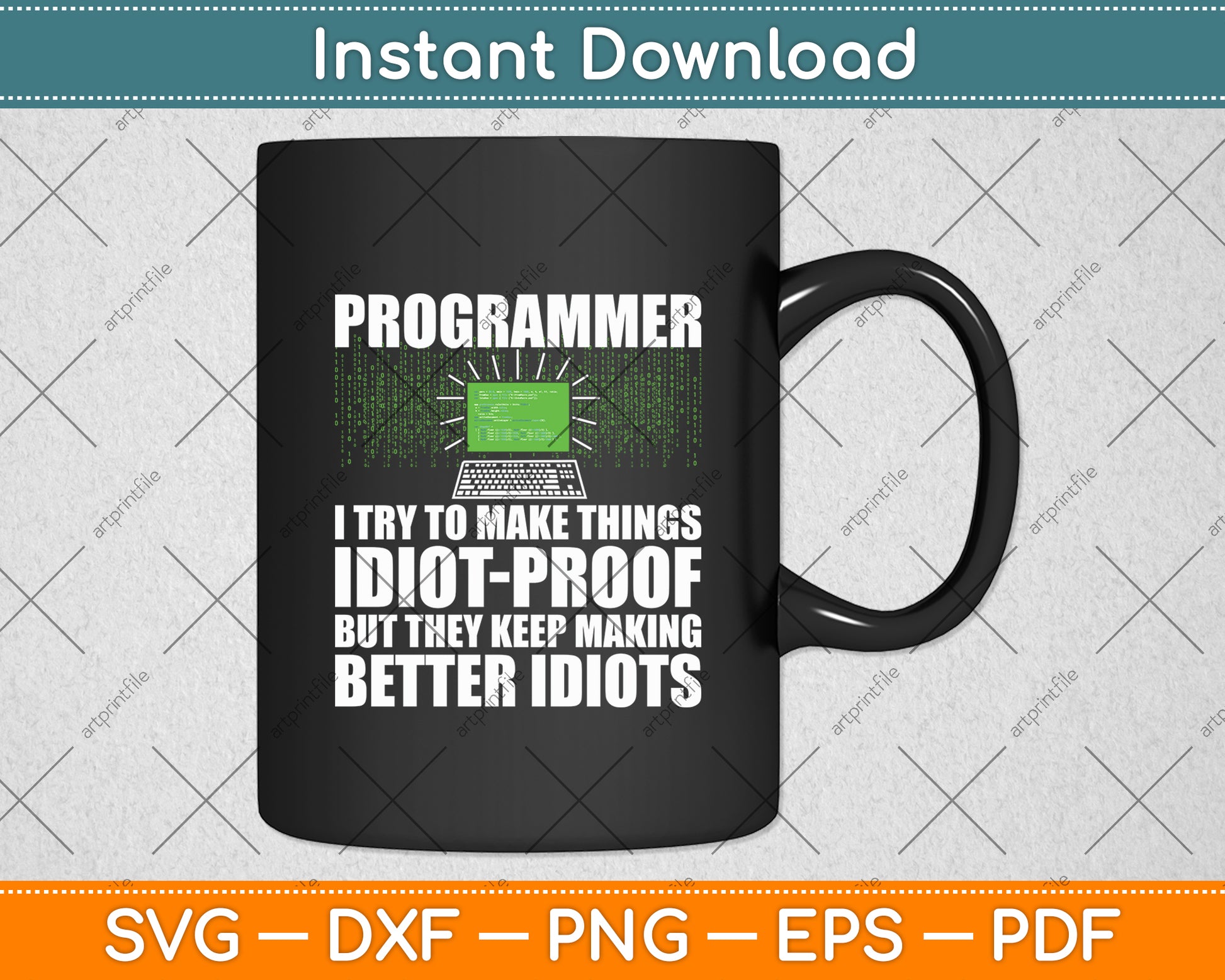 Computer Programmer Science Coding Lovers Svg Digital Cutting File Artprintfile