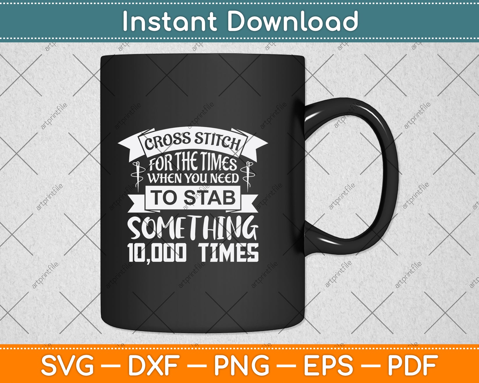 Cross Stitch When Your Need To Stab Funny Needlepoint Quotes Svg File ...