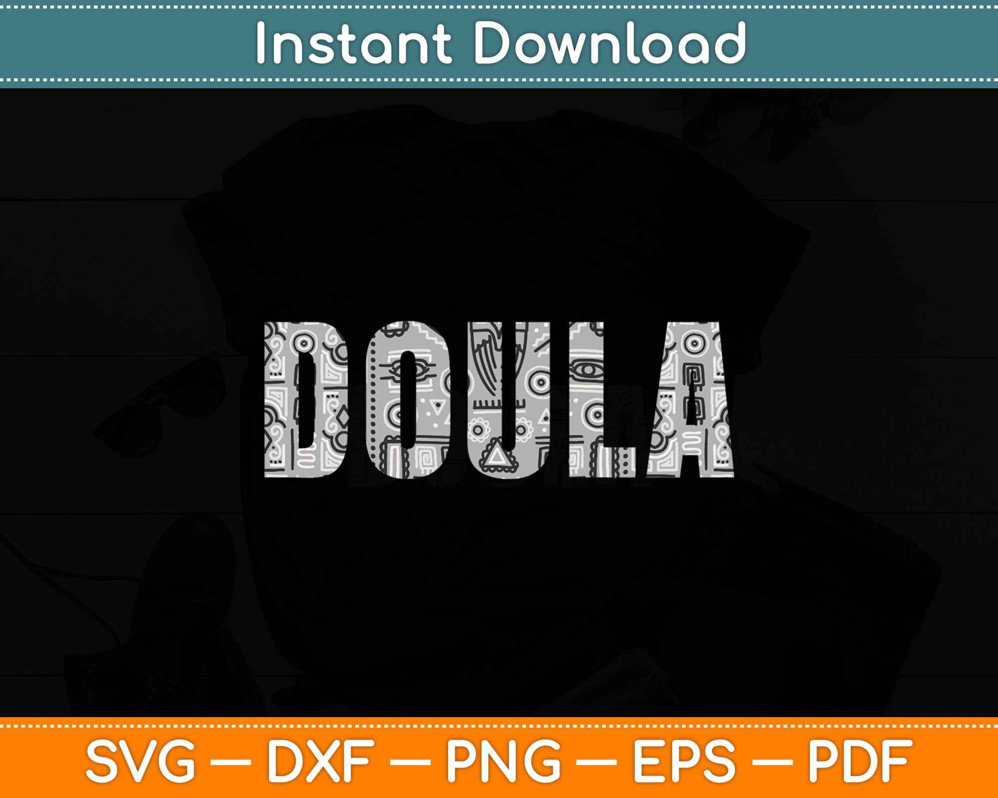 Cute Doula Life Floral Accent Gift Idea Doula Svg Digital Cutting File ...