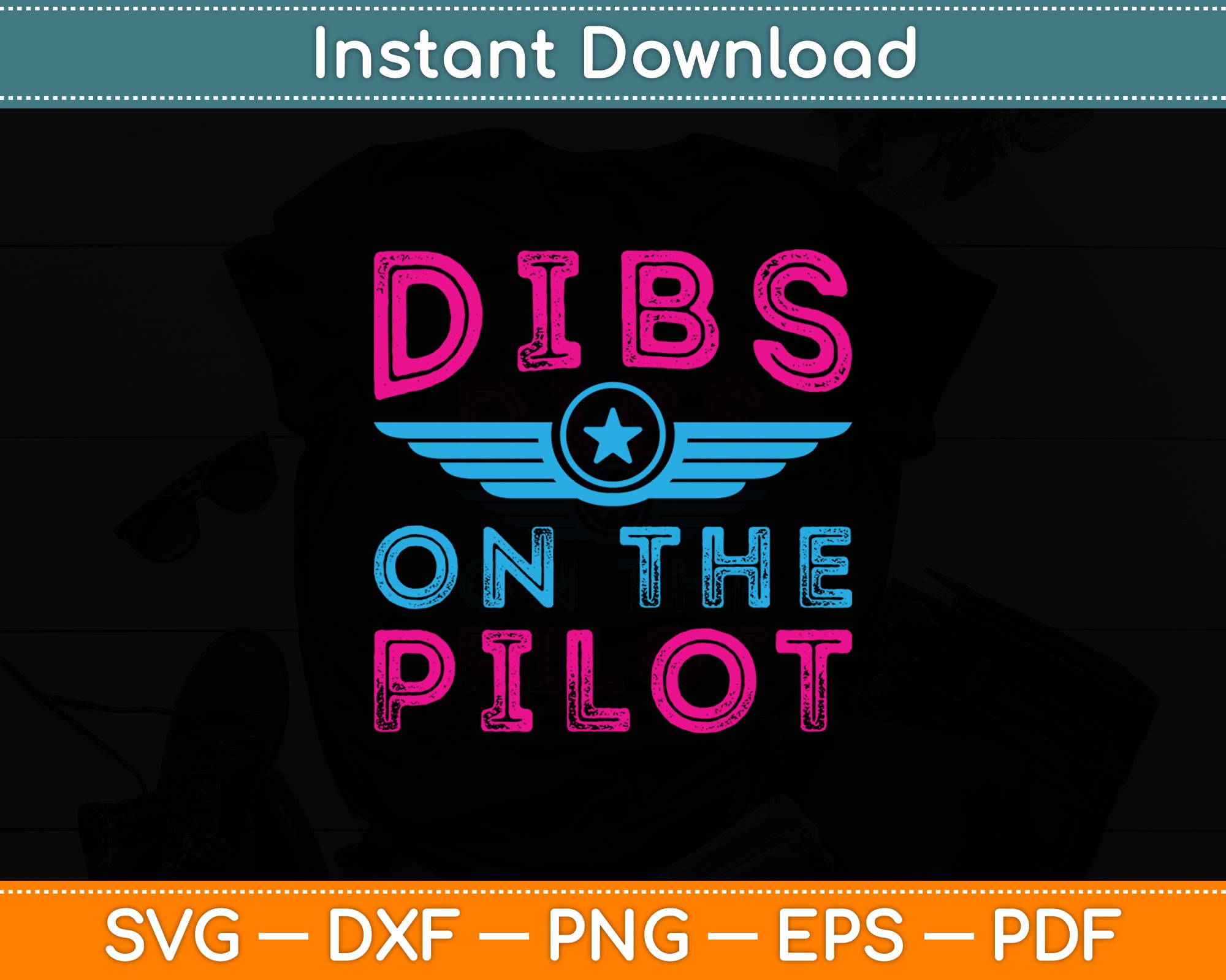 Dibs On The Pilot Airman Wife Airplane Pilot Wife Svg Cutting File ...