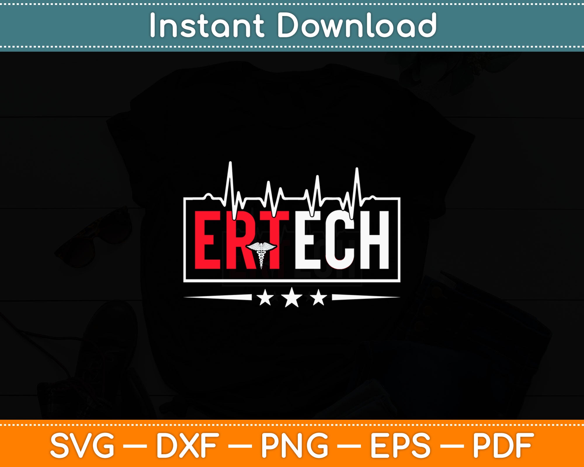 ER Tech Technicians Emergency Room Nursing Svg Digital Cutting File ...