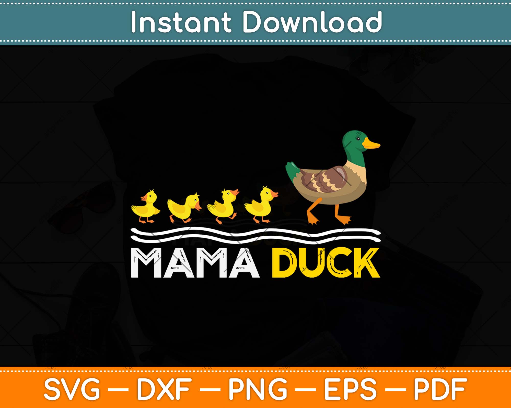 Funny Duck Lover Mama Duck Svg Cutting File – artprintfile