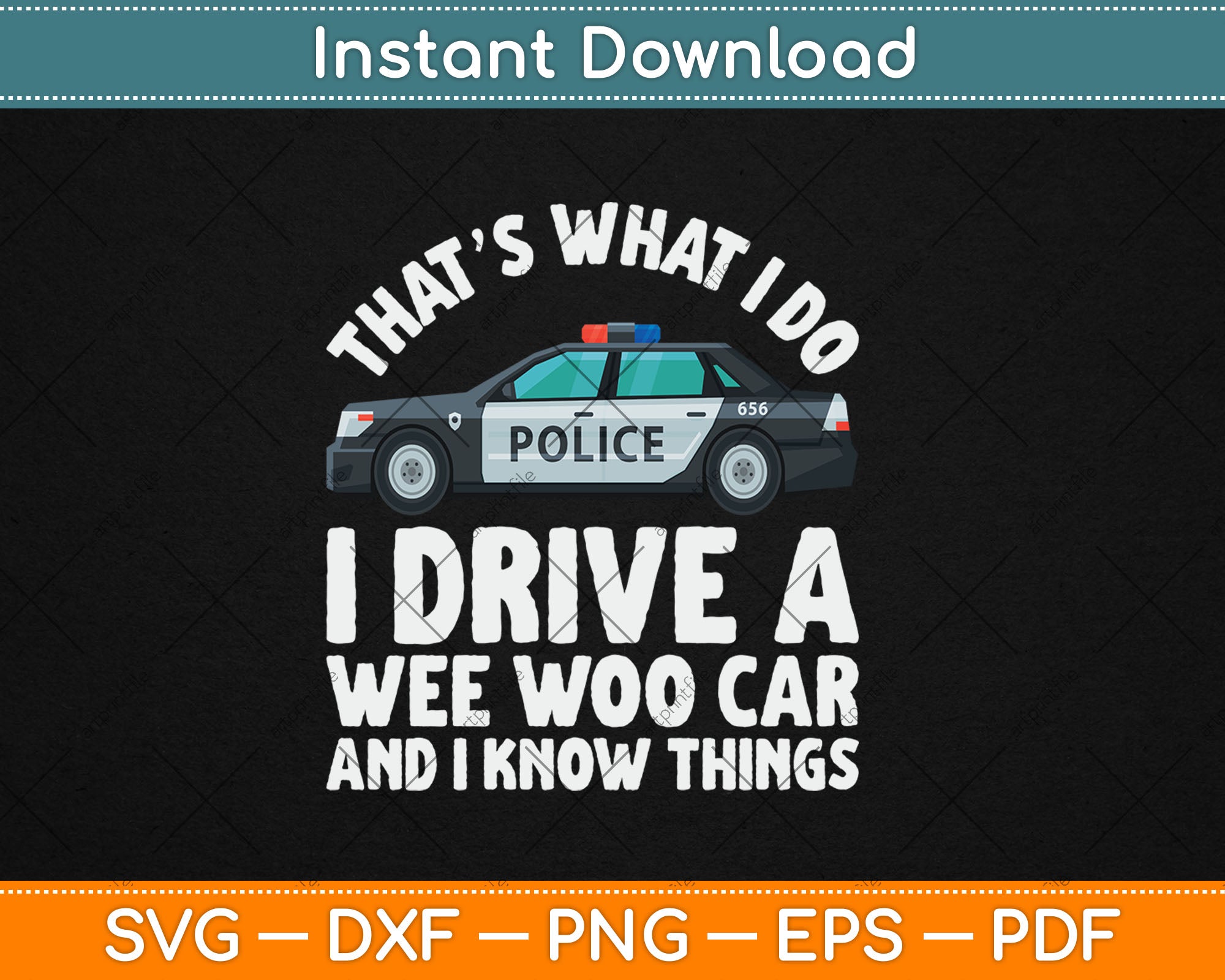 Funny Police Officer Gift For Cop Law Enforcement Svg Digital Cut File ...