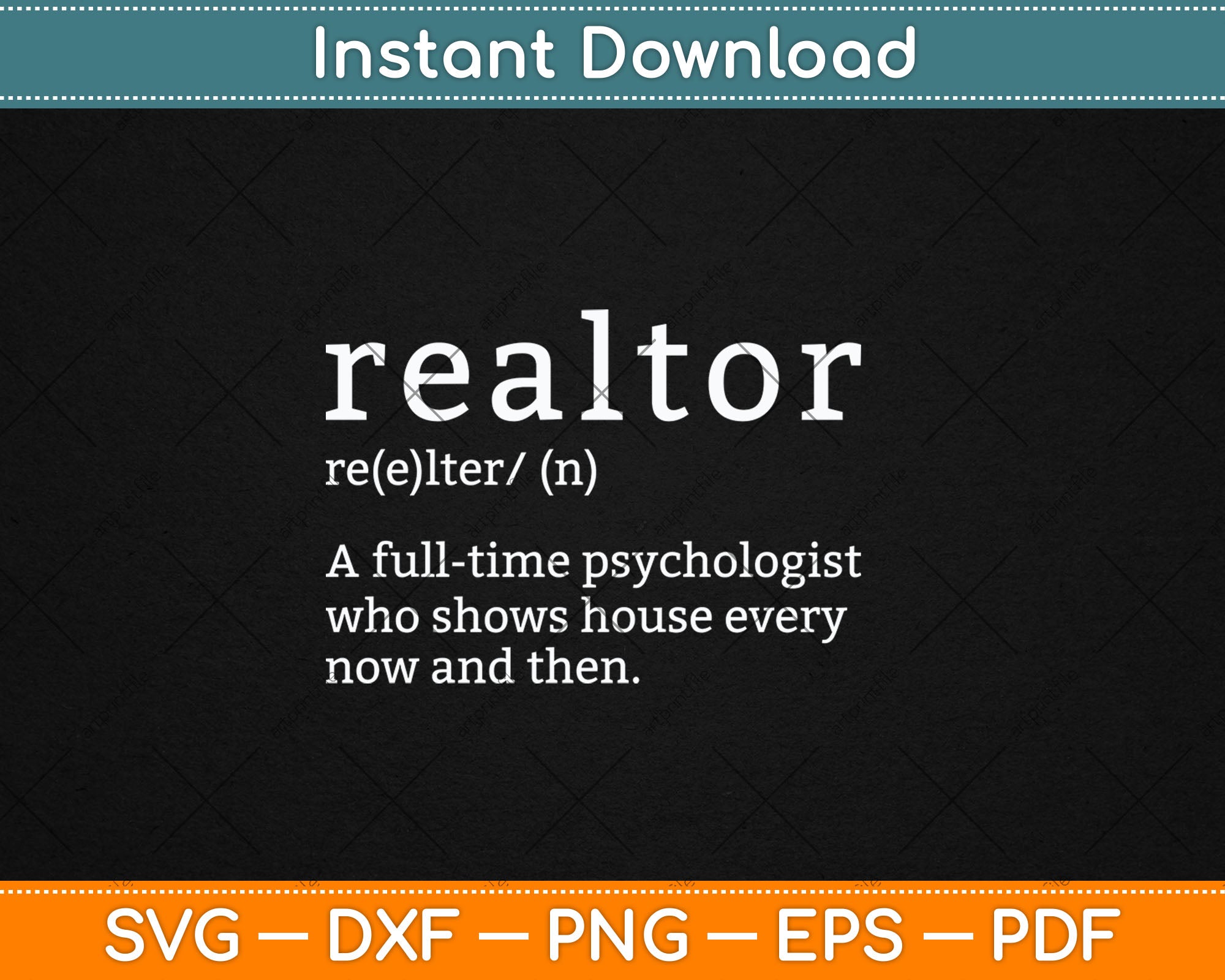 Funny Realtor Definition Gift - for Real Estate Agent Svg Cutting File ...