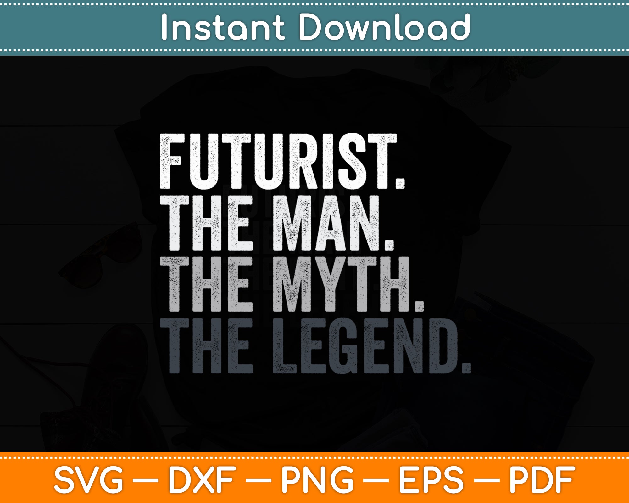 Futurist Man The Myth Legend Svg Digital Cutting File – artprintfile