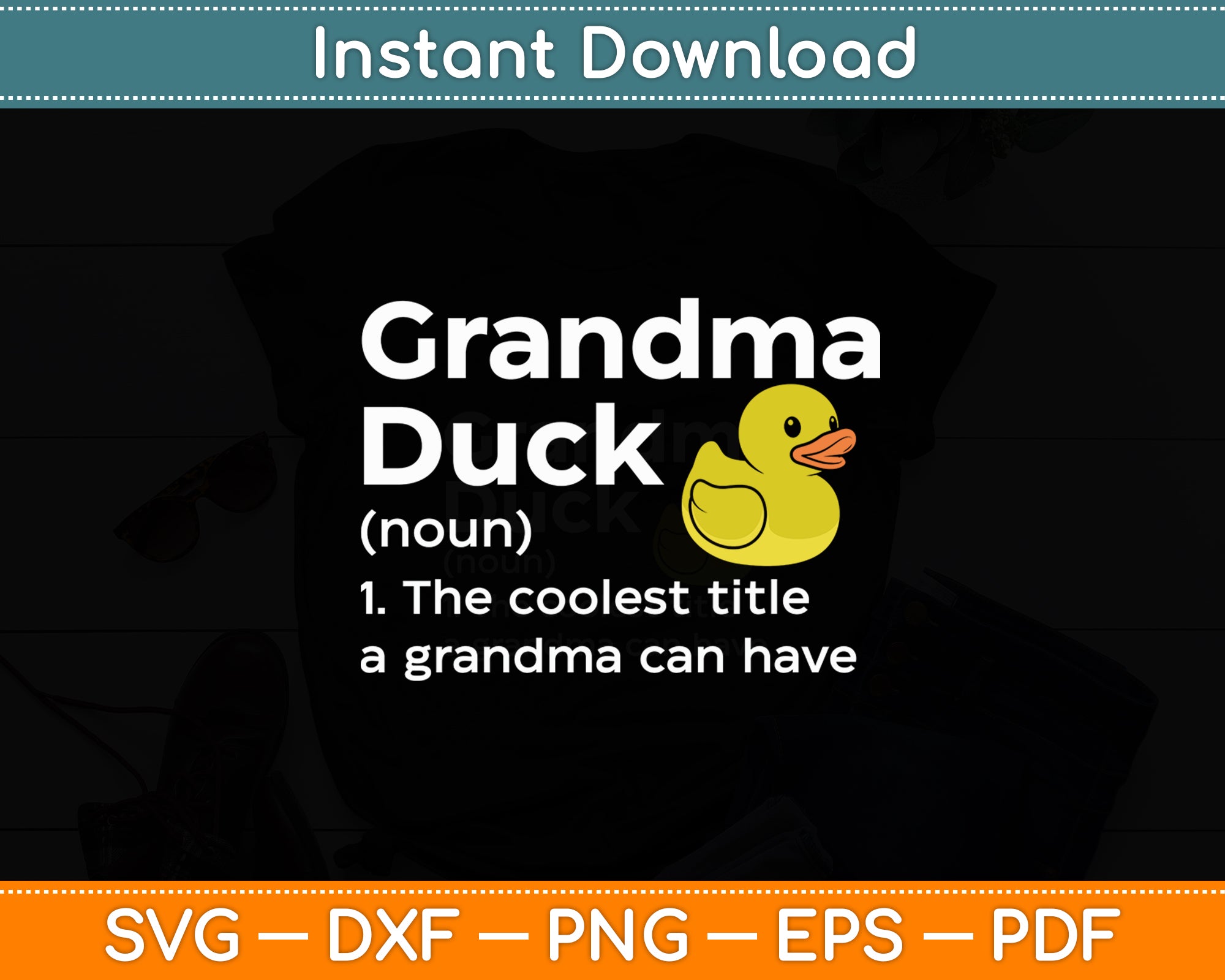 Grandma Duck Definition Duck Lover Funny Svg Cutting File – artprintfile