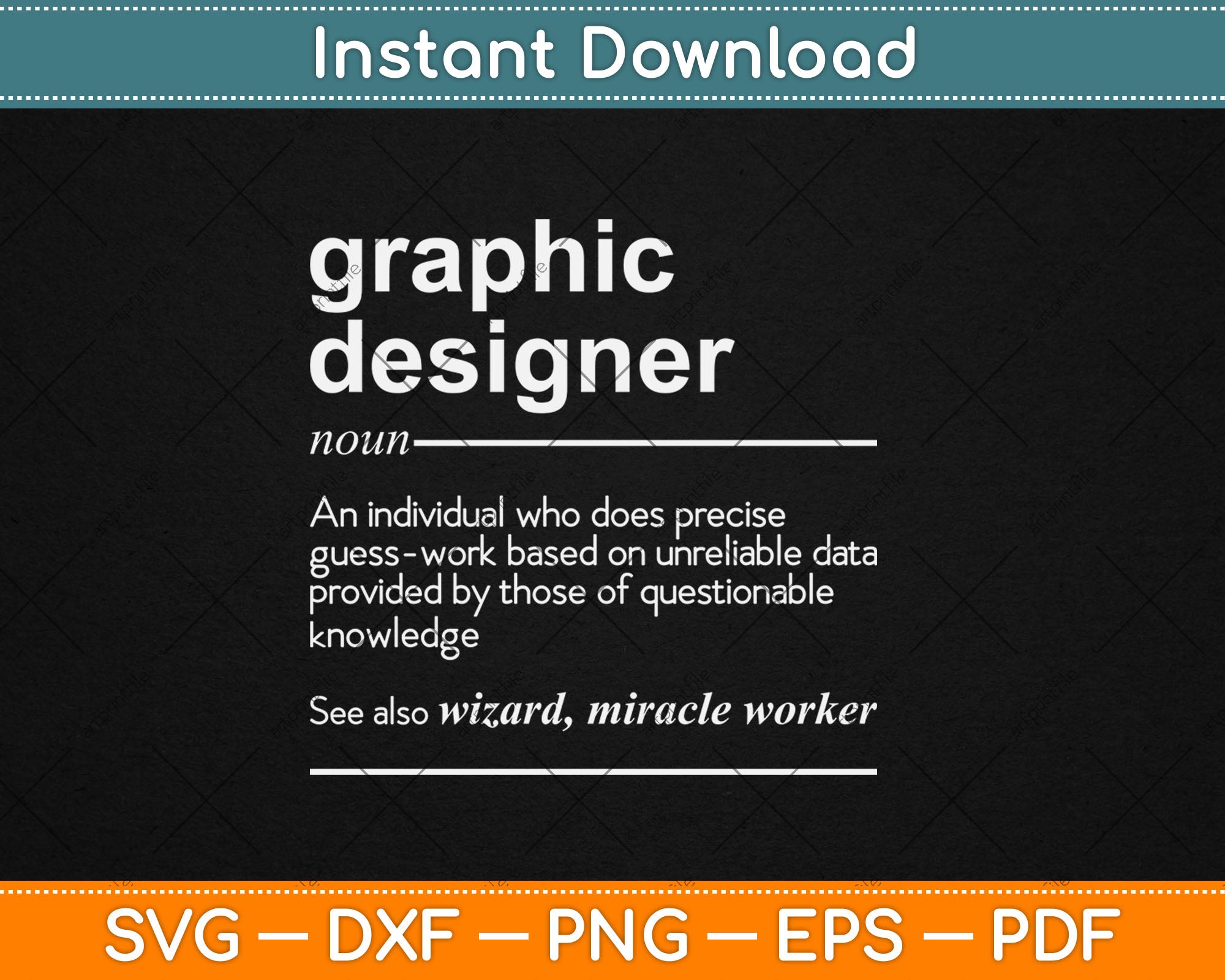 Graphic Designer Definition Funny Svg Digital Cutting File – artprintfile