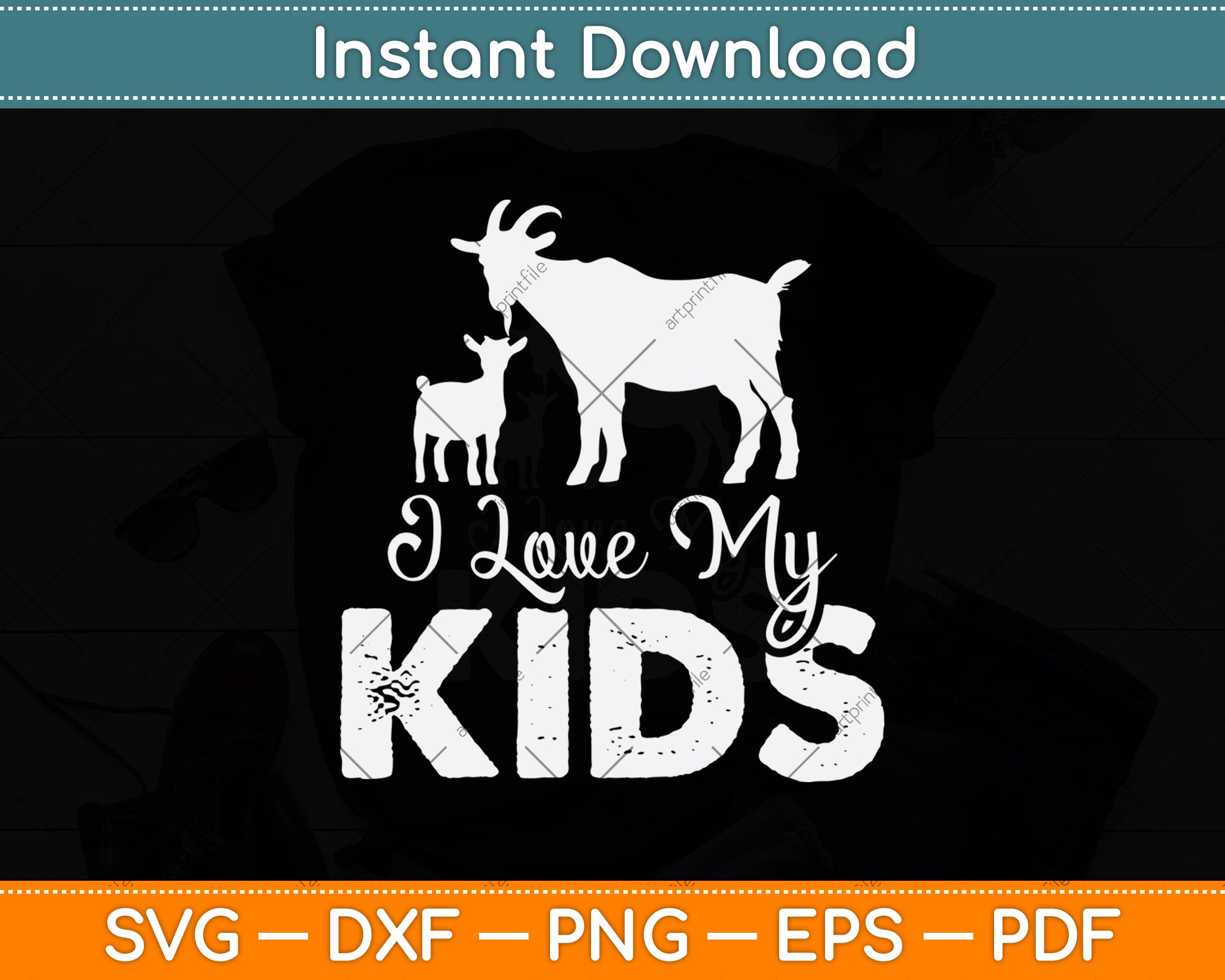 I Love My Kids Svg Digital Cutting File – artprintfile