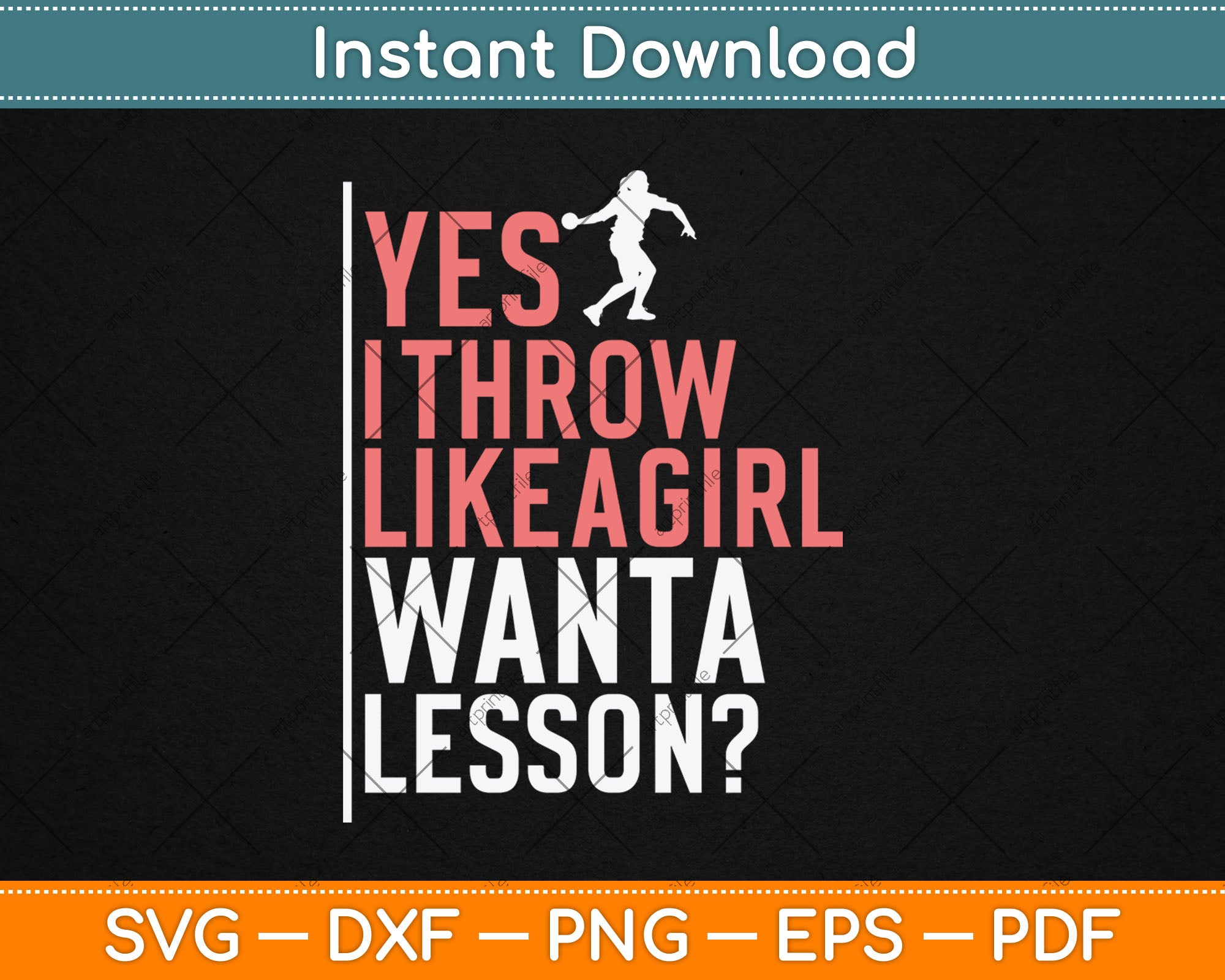 I Throw Like A Girl Discus Throwing Track And Field Discus Svg File ...