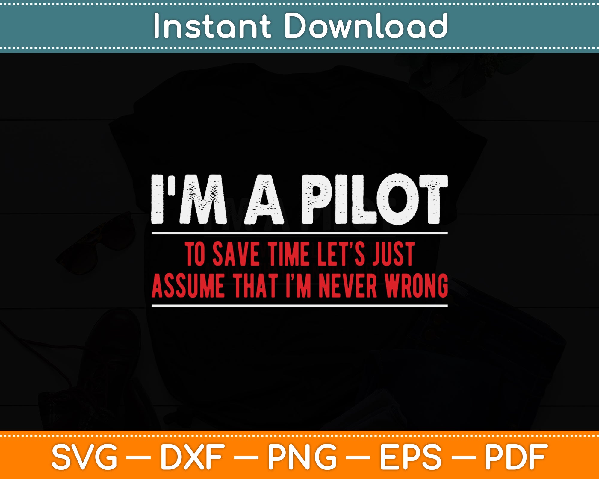 I'm A Pilot Aircraft Aviation Lover Airplane Enthusiast Svg Cutting ...