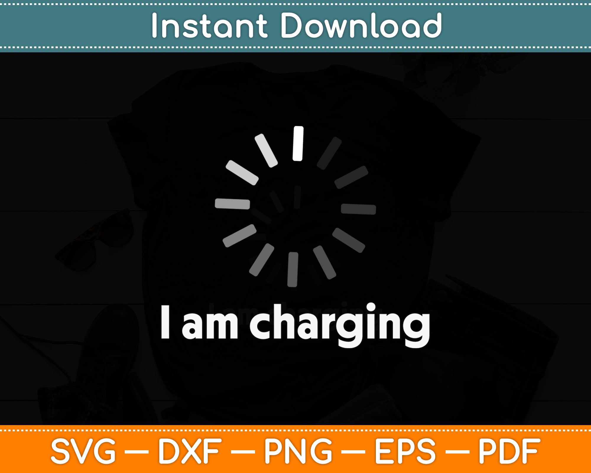 I Am Charging Funny Humor Low Energy Sarcasm Svg Digital Cutting File ...