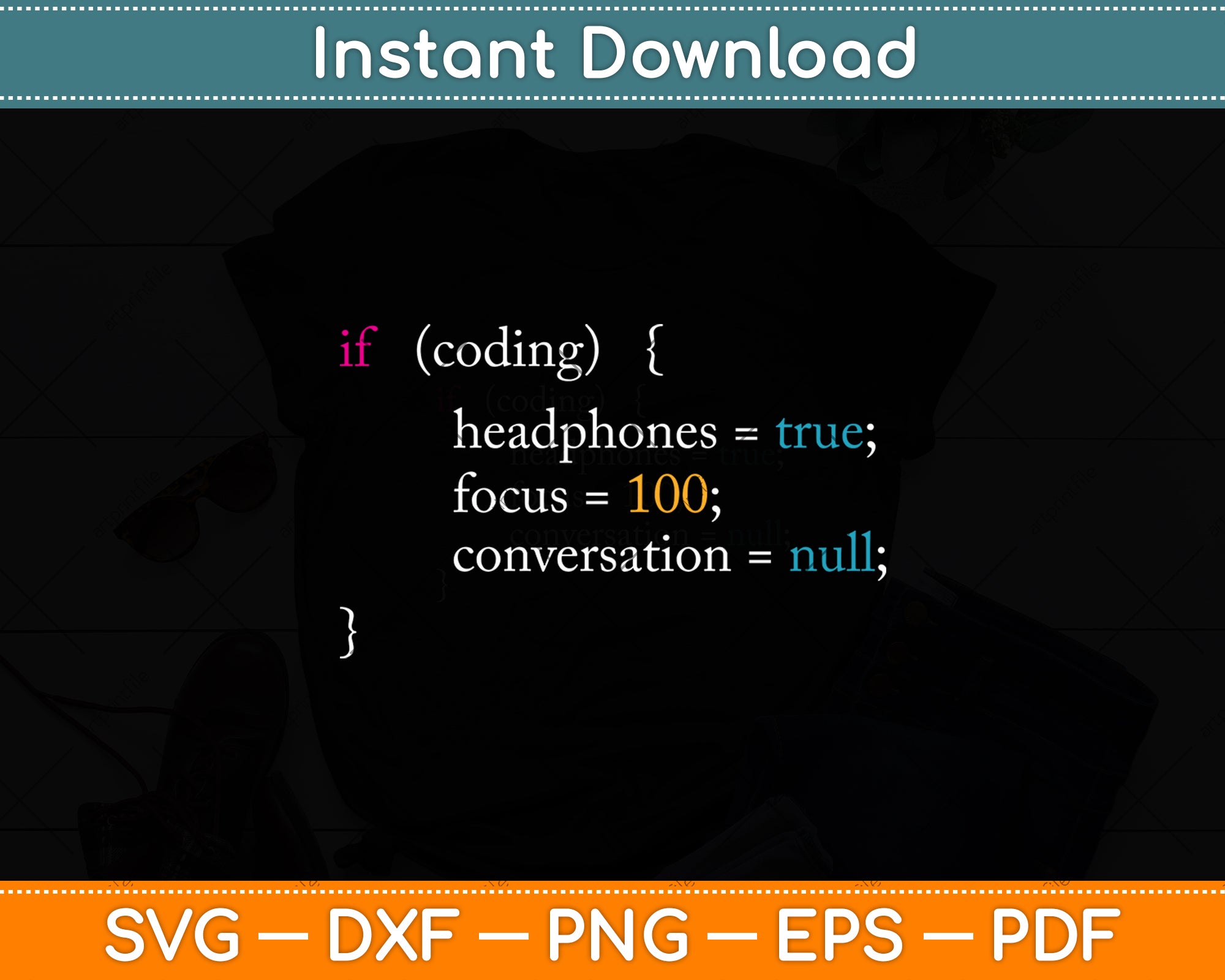 If Coding Headphones Focus Funny Python Programming Svg Cutting File ...