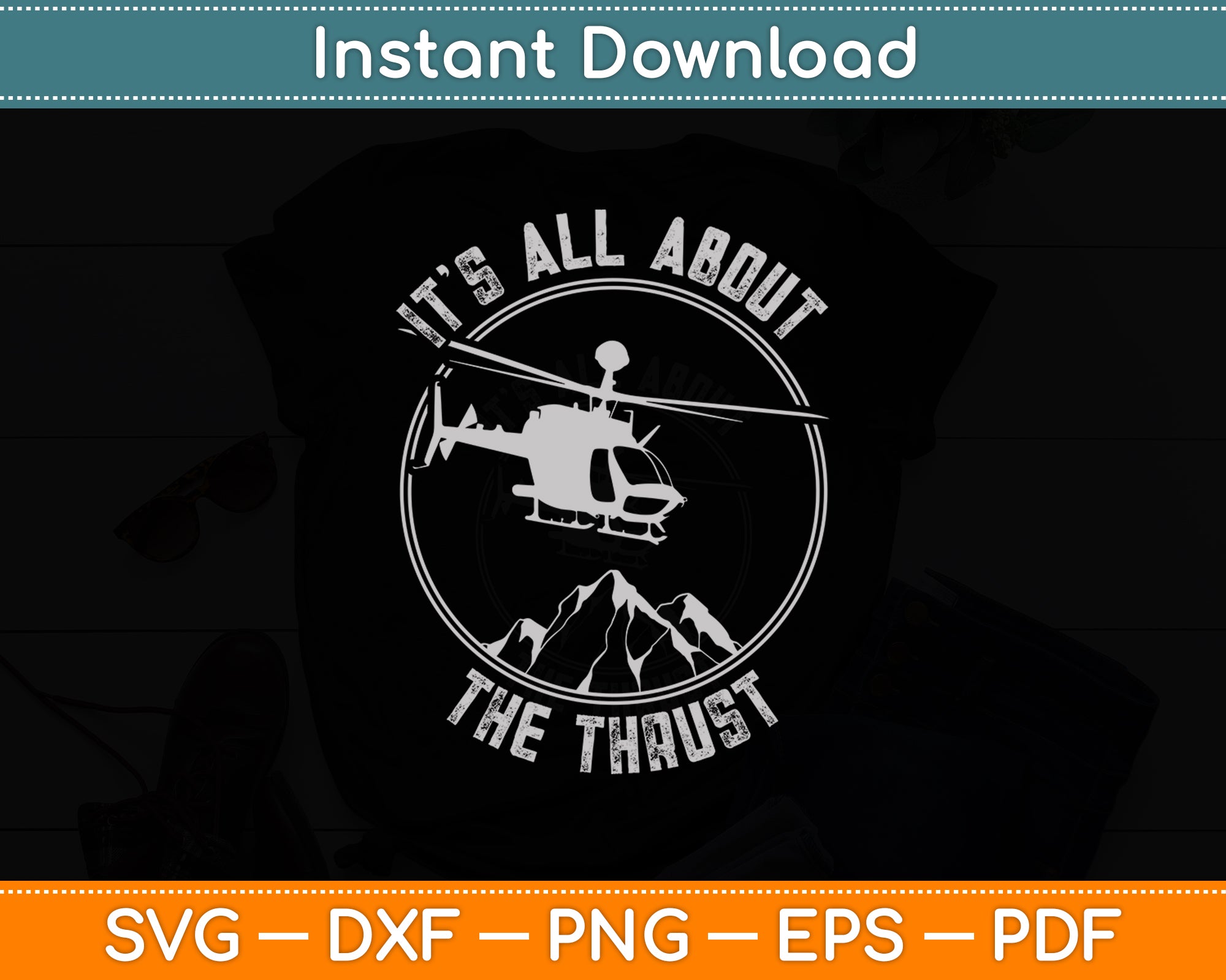 It's All About The Thrust Airplane Pilot Funny Svg Cutting File ...