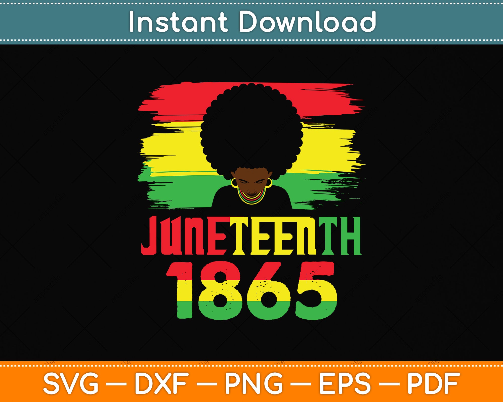 Juneteenth 1865 Black Women Juneteenth African American Svg File ...
