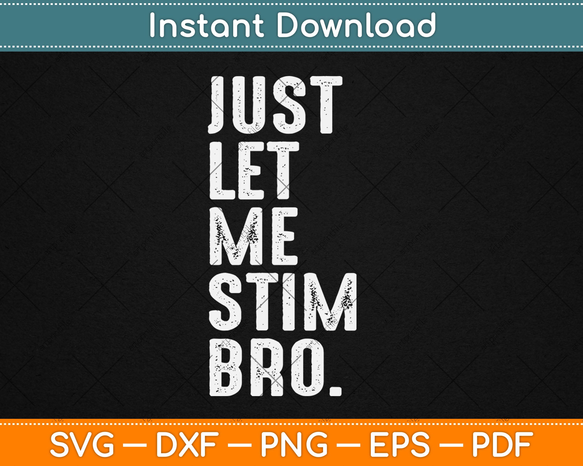 Just Let Me Stim Bro Kids Boys Autistic Autism Awareness Svg Cut File ...
