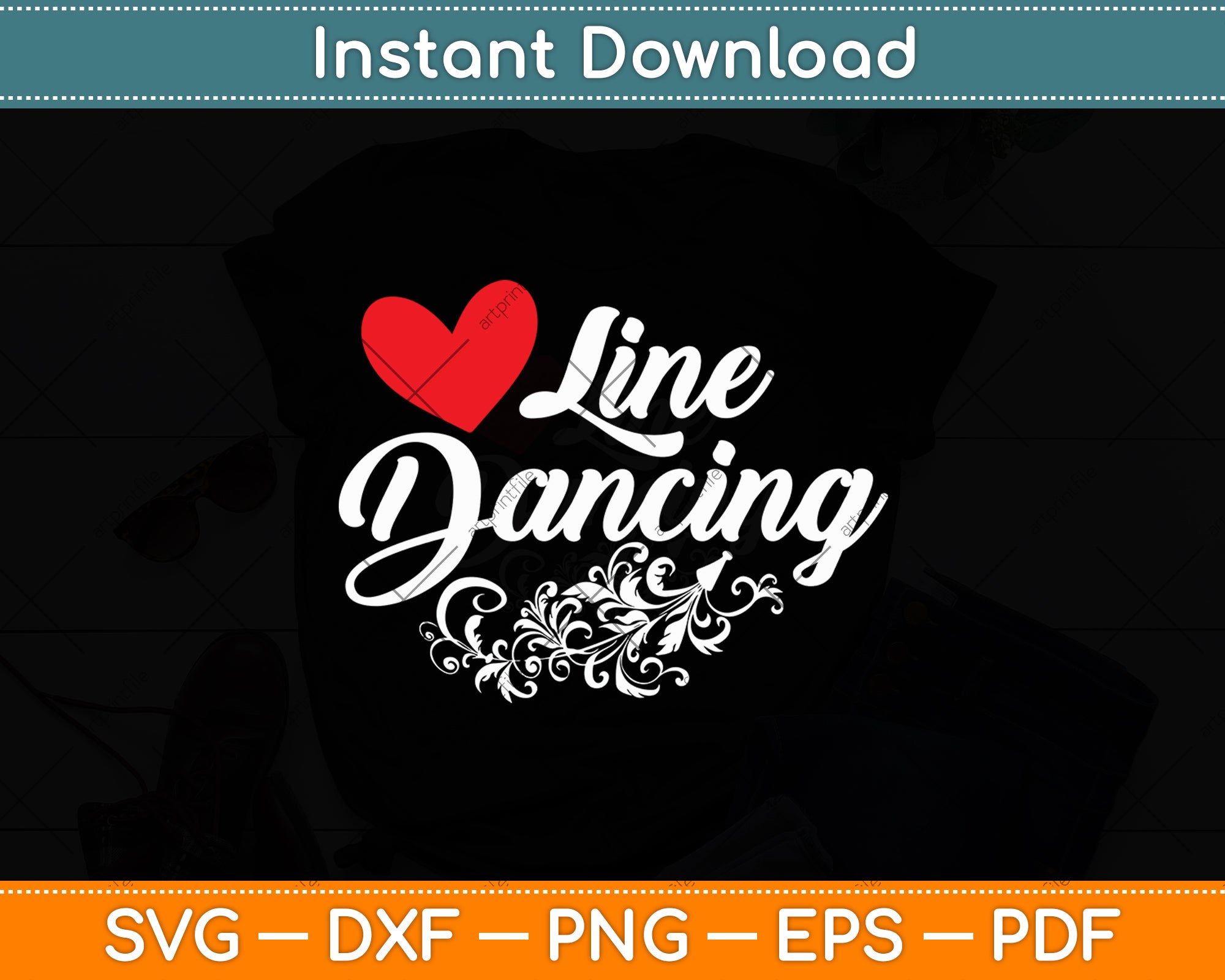 Line Dancing Line Dance Svg Digital Cutting File – artprintfile