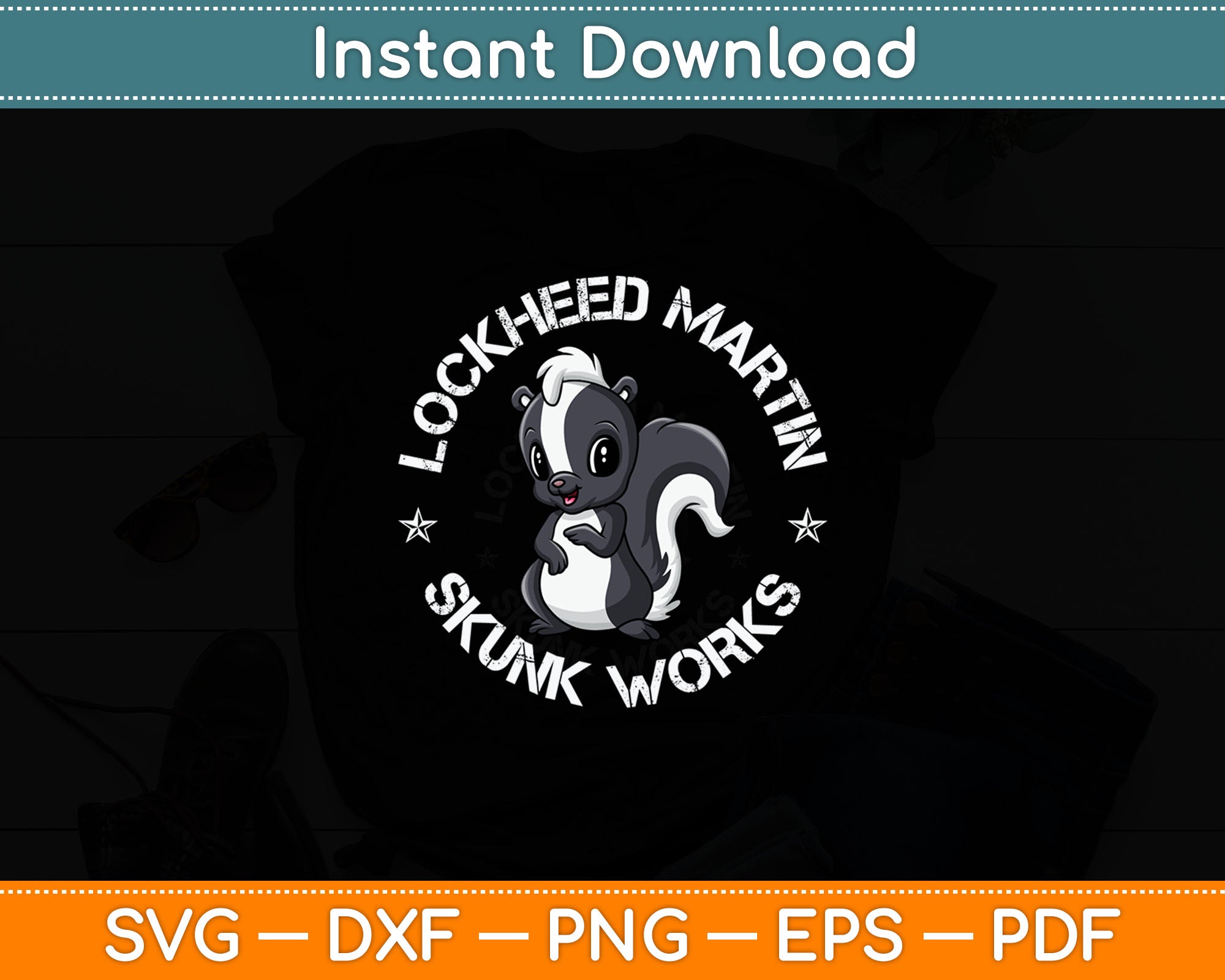 Lockheed Martin Skunk Works Funny Svg Digital Cutting File – artprintfile
