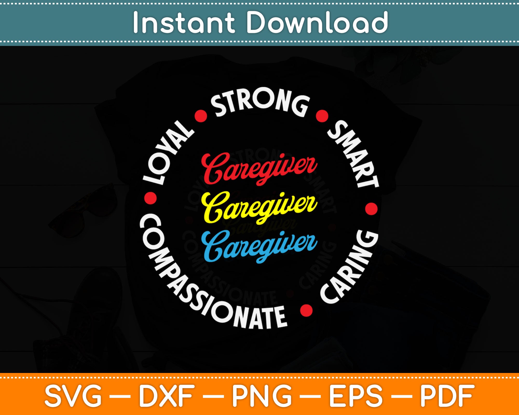 Happy Me Caregiver Loyal Strong Smart Caring Compassionate Svg File ...