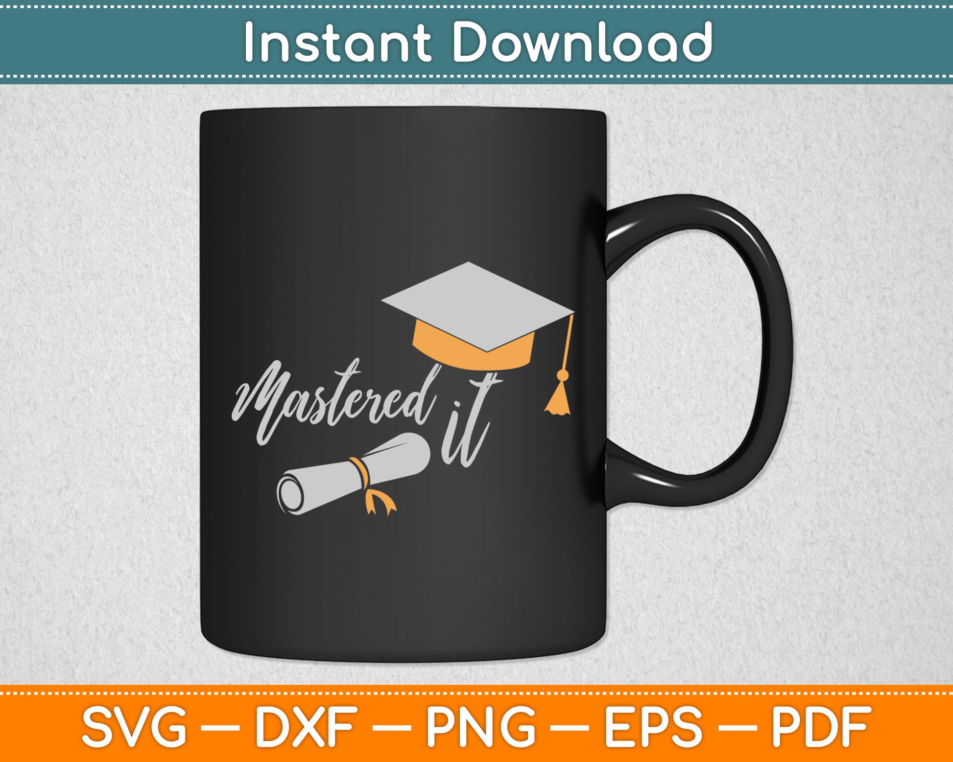Master Degree Graduate MBA Graduation Svg Digital Cutting File ...