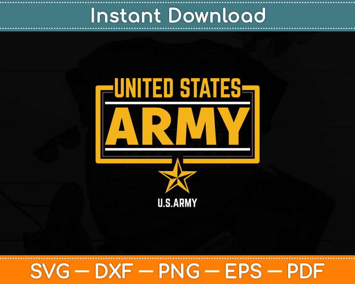 Military Army United States Svg Digital Cutting File – artprintfile