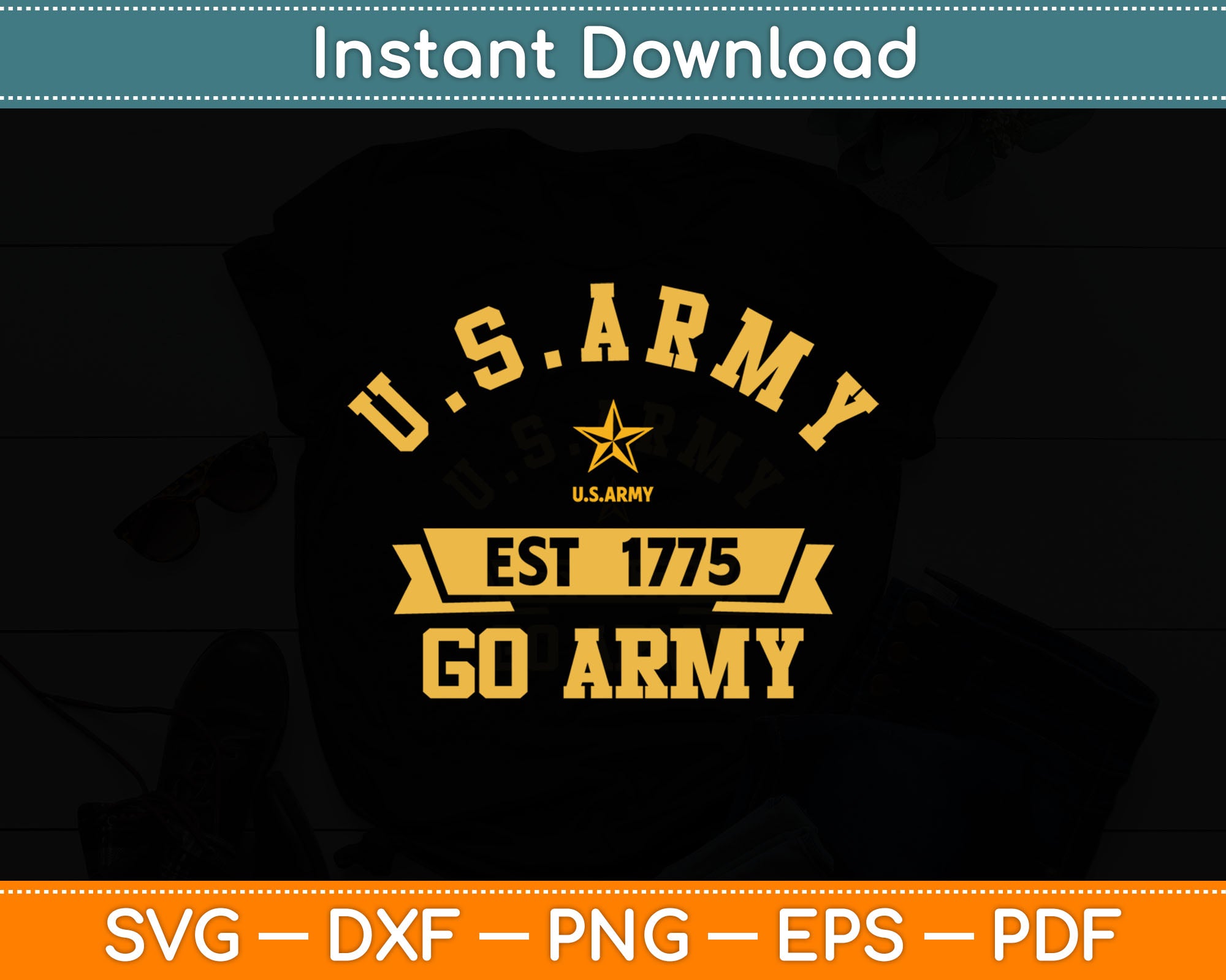 Military Army United States Vintage Svg Digital Cutting File – artprintfile