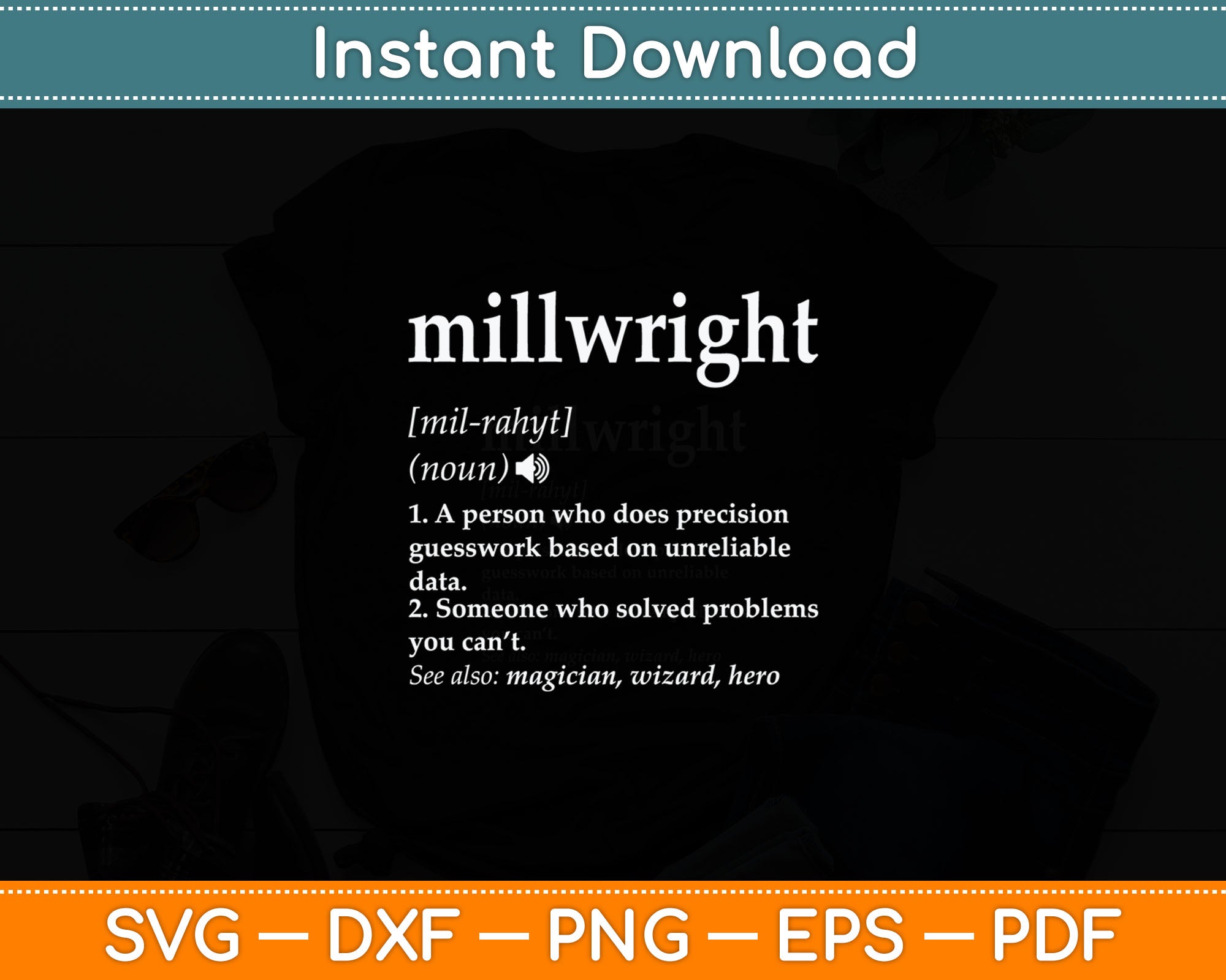 Millwright Definition Svg Digital Cutting File – artprintfile