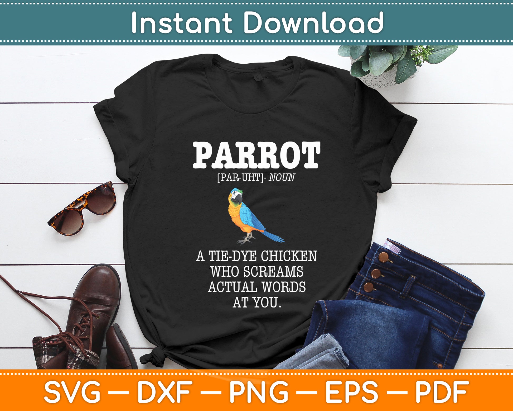 Parrot Definition Macaw Pet Funny Svg Digital Cutting File – artprintfile