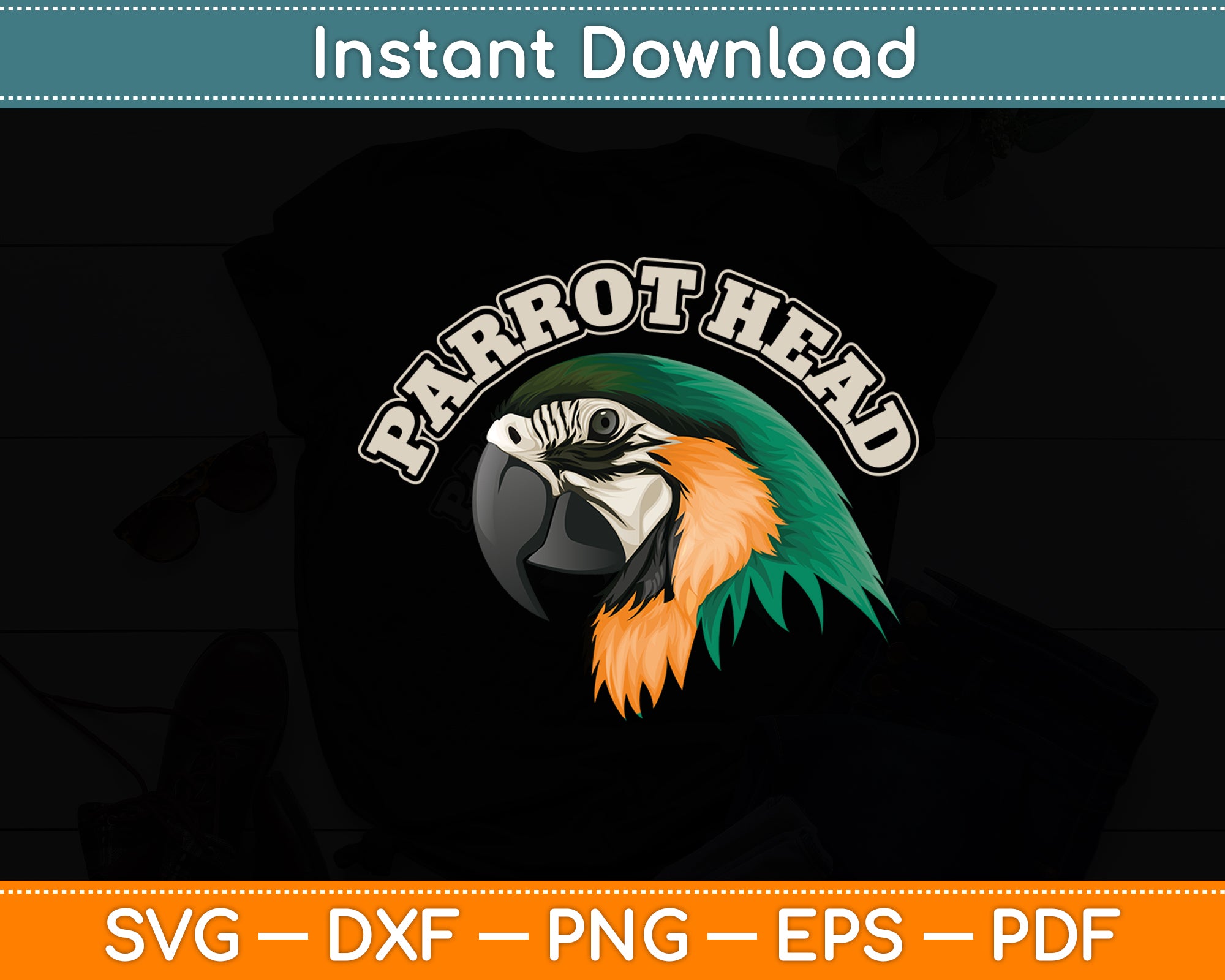 Parrot Head Svg Digital Cutting File – artprintfile