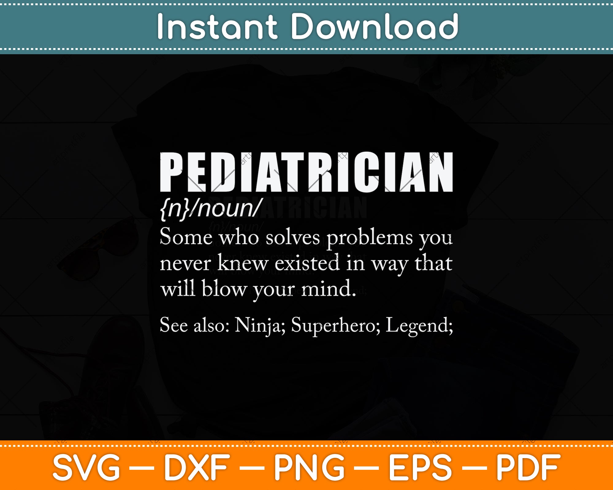 Pediatrician Definition Svg Design Digital Cutting File – artprintfile