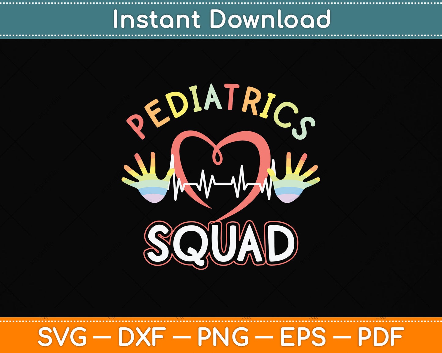 Pediatrics Squad Pediatric Doctor Nurse Pediatric Pulse Svg File ...