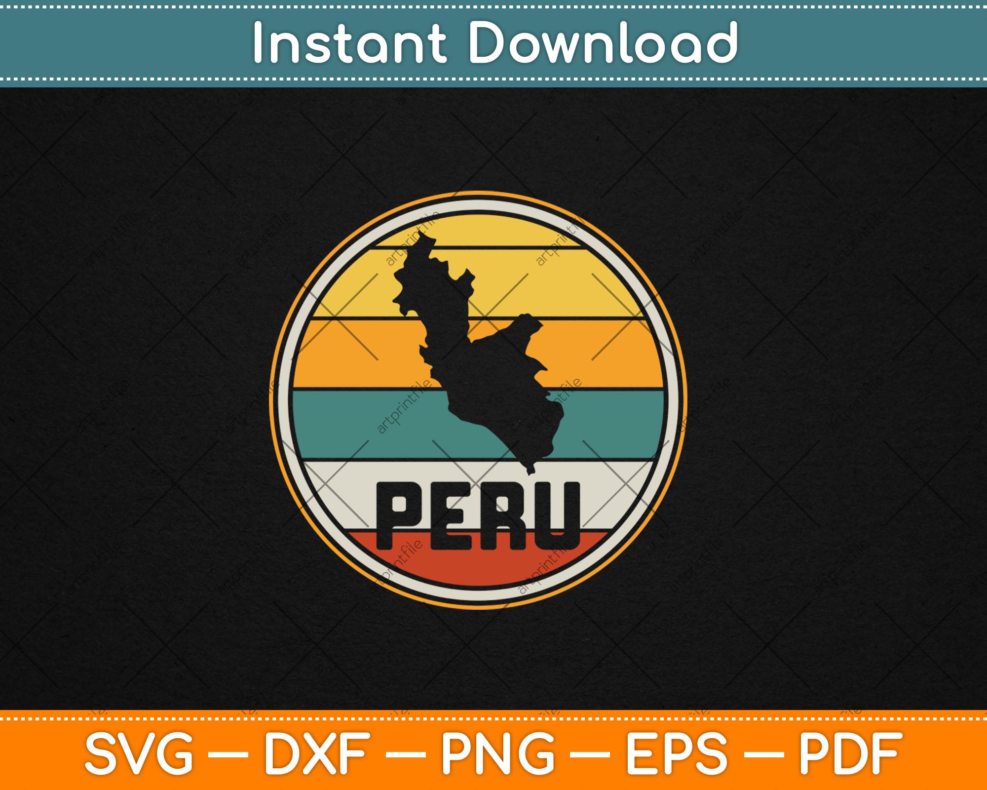 Peru Vicuna Peruvian Retro Vintage Svg Digital Cutting File – artprintfile
