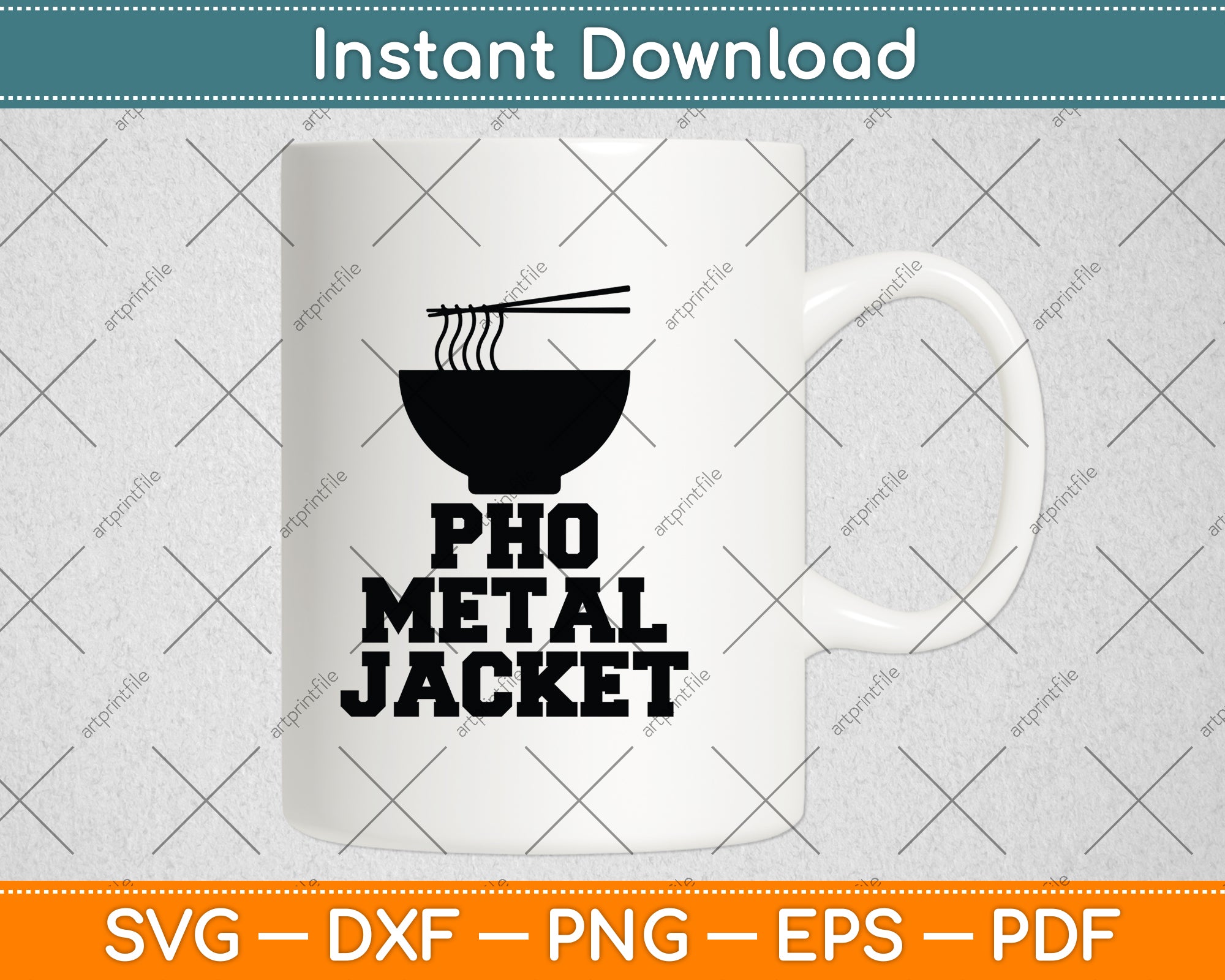 Pho Metal Jacket Svg Digital Cutting File – artprintfile