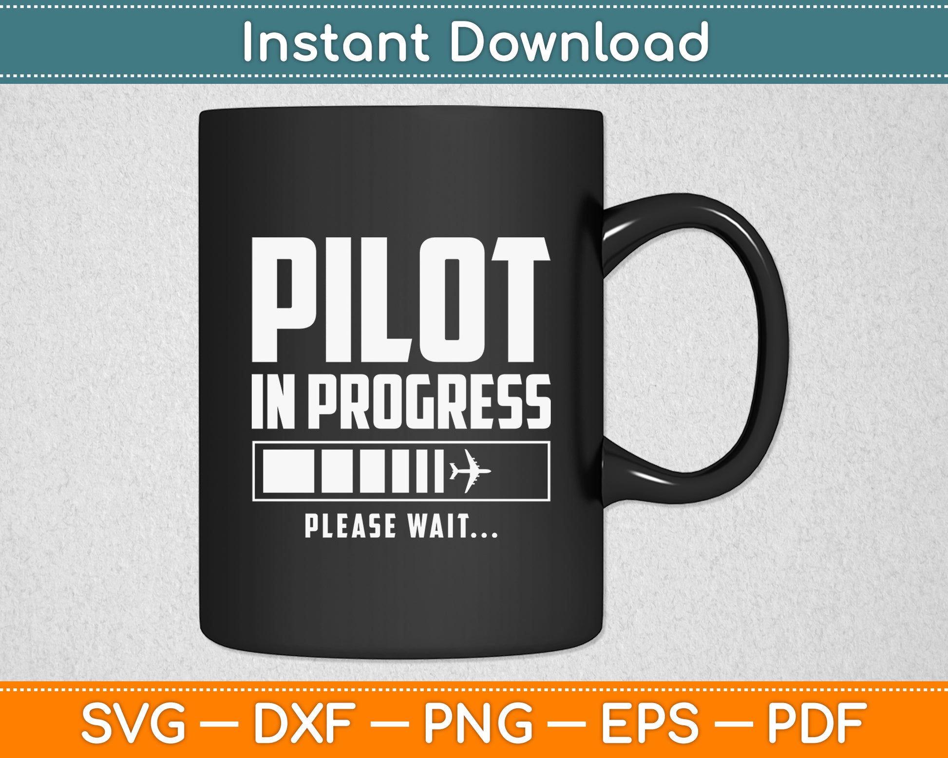 Pilot In Progress Please Wait Svg Cutting File – artprintfile