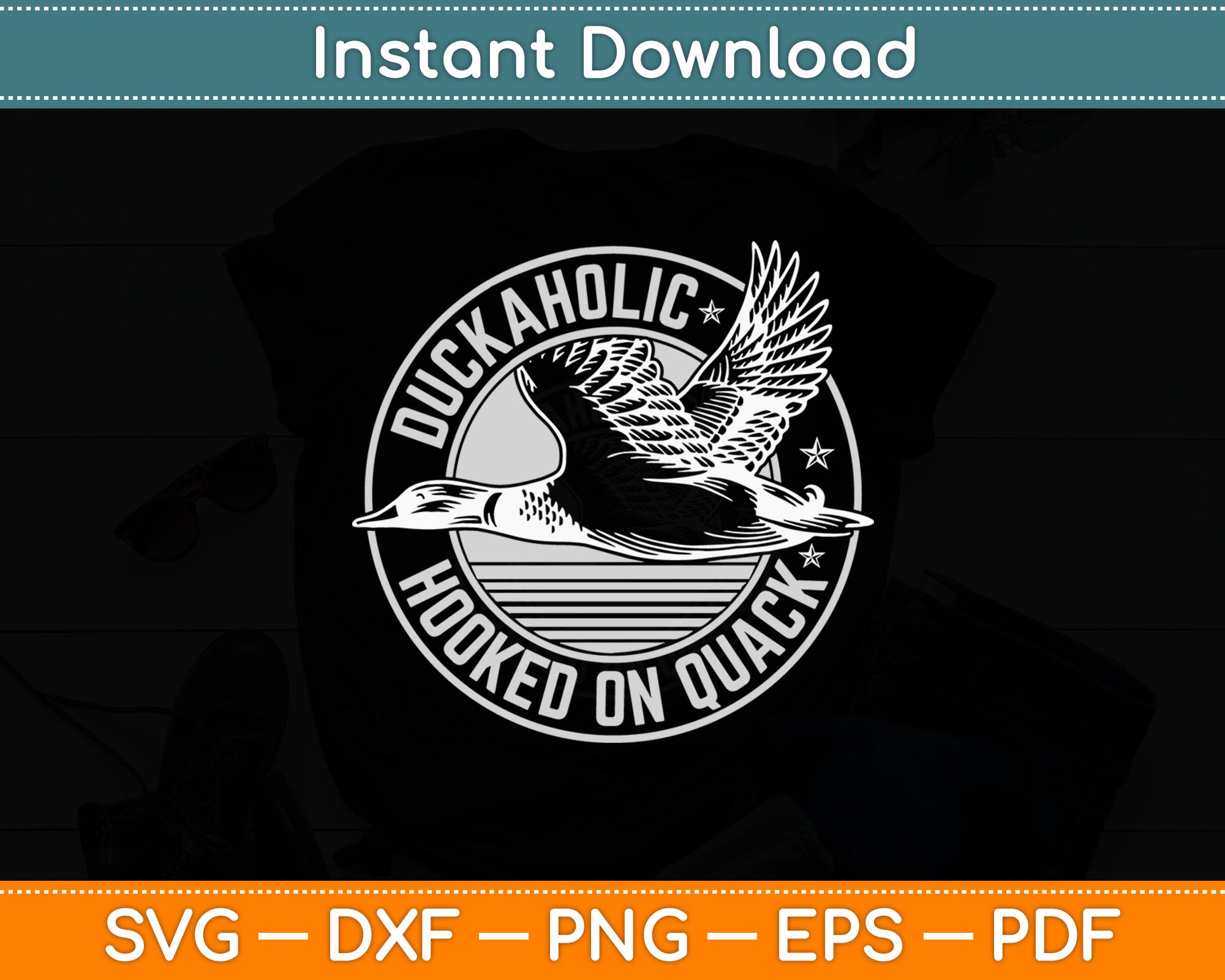 Quack Duck Hunter Duckaholic Gift Svg Digital Cutting File – artprintfile