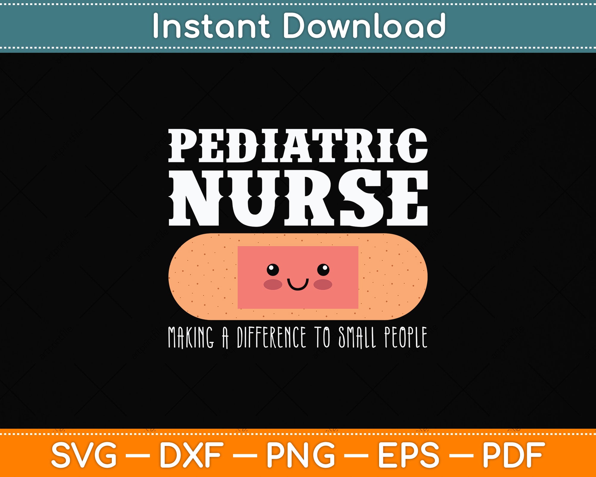 Pediatric Nurse Making A Difference To Small People Svg Cutting File ...