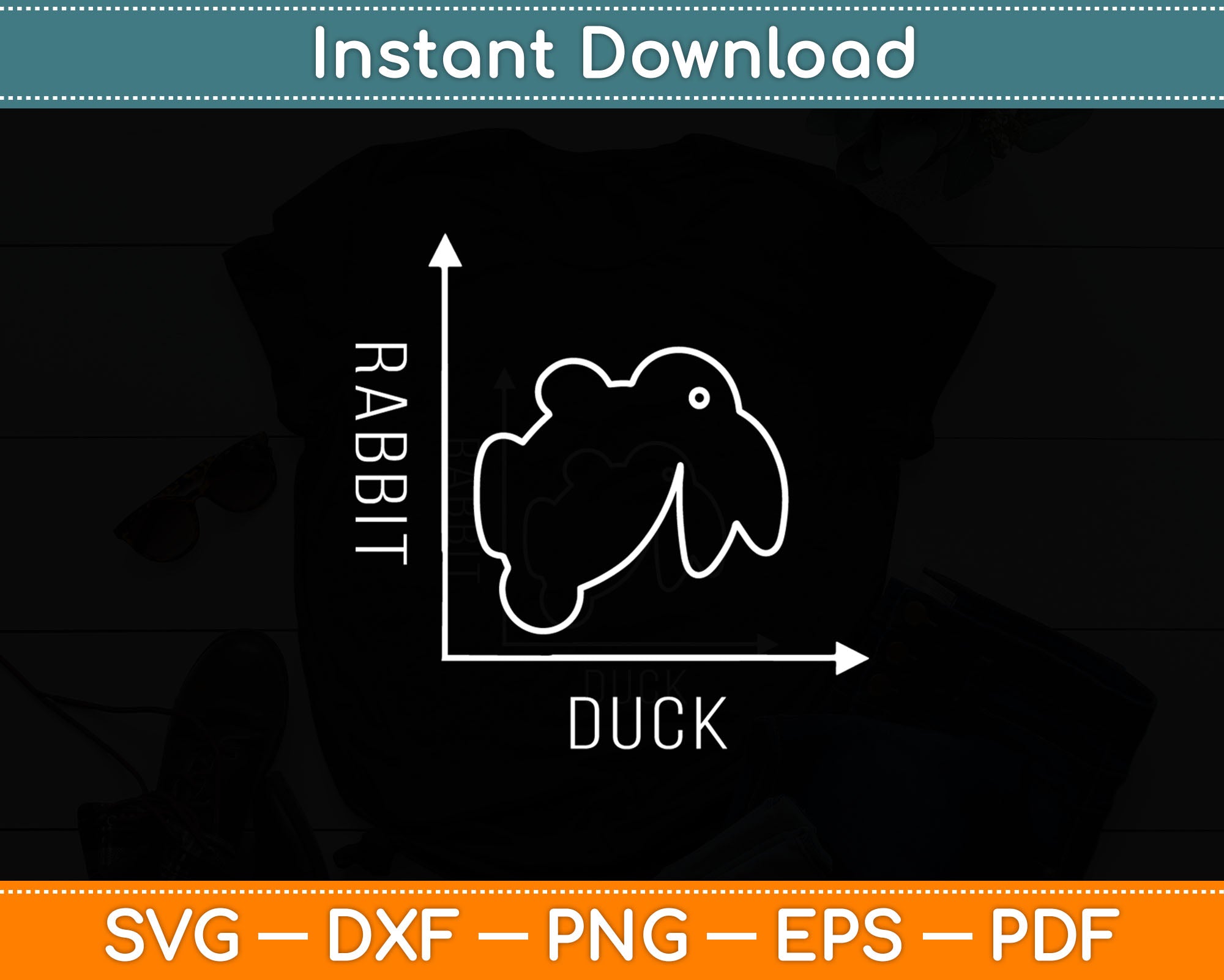 Rabbit Duck Svg Digital Cutting File – artprintfile