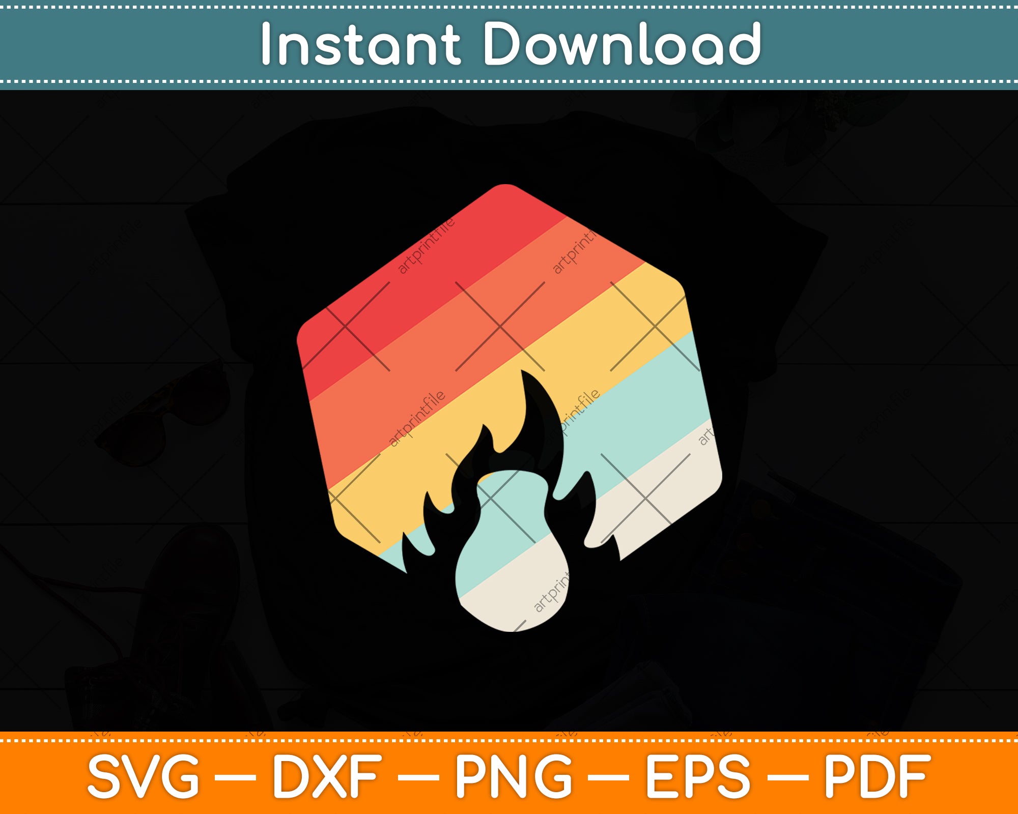 Retro Vintage Kiln Svg Digital Cutting File – artprintfile