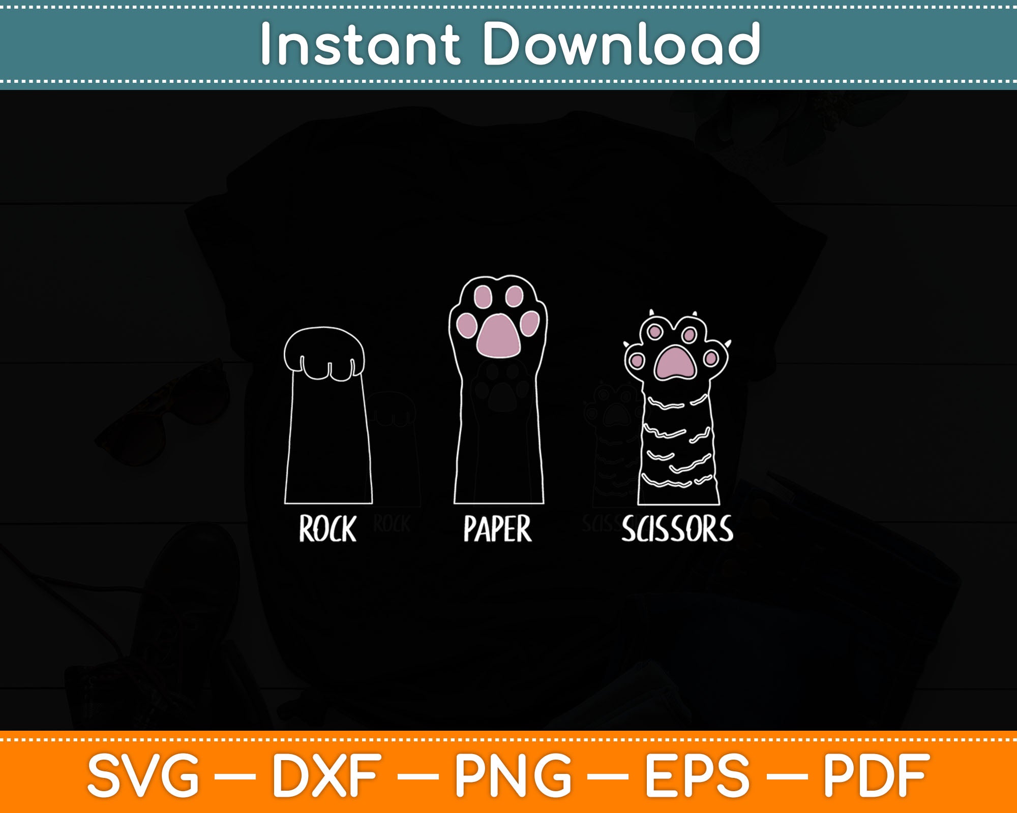 Rock Paper Scissors Svg Digital Cutting File – artprintfile