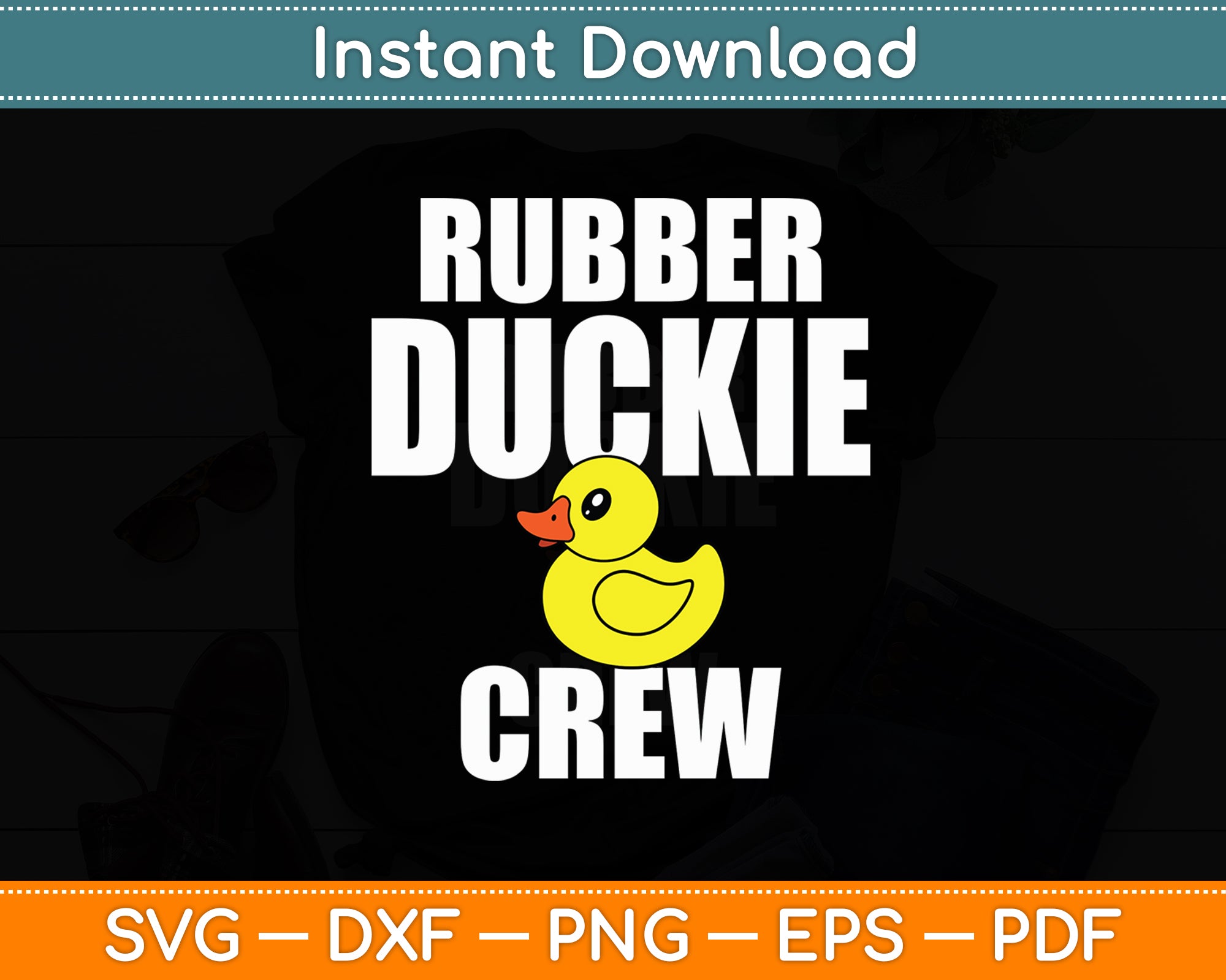 Rubber Duckling Rubber Duckie Crew Svg Cutting File – artprintfile